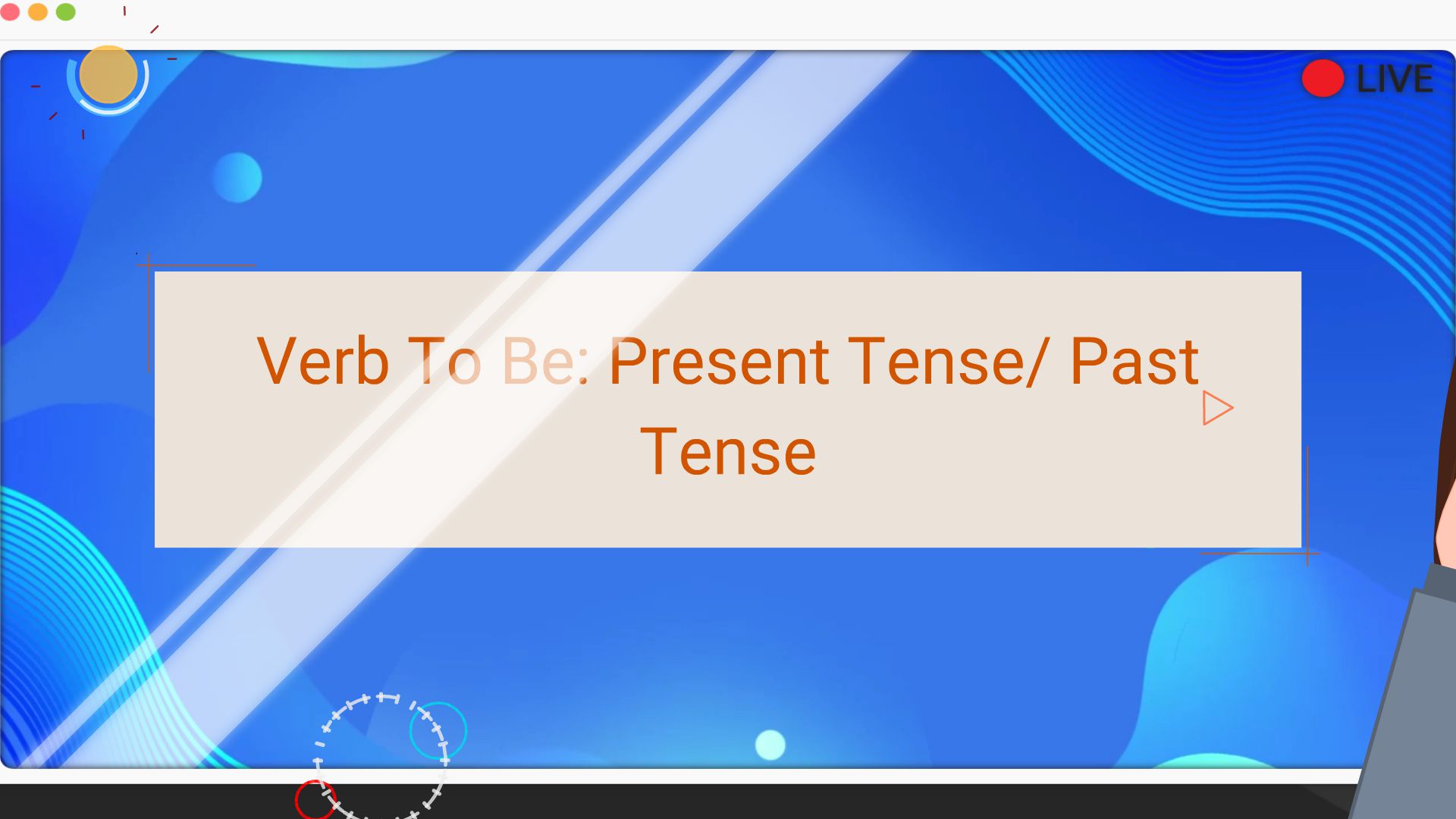 Verb To Be: Present Tense/ Past Tense. - Animated Video By Juliana ...