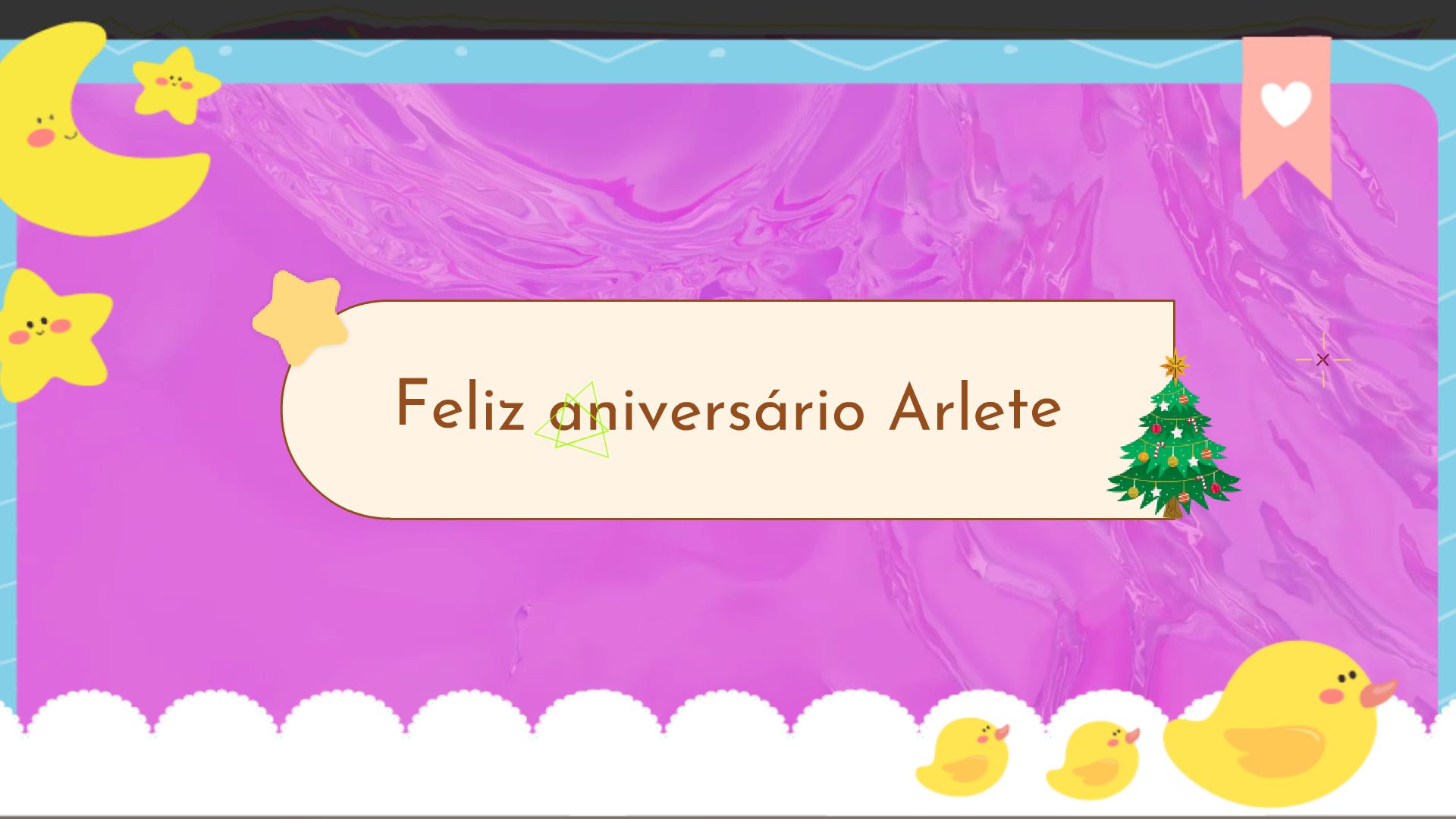Feliz aniversário Arlete - Animated Video By Vagner Santos - Mango Animate