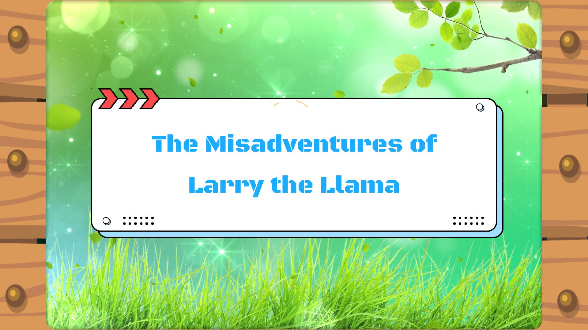 The Misadventures of Larry the Llama. - Animated Video By Shayon Vao ...