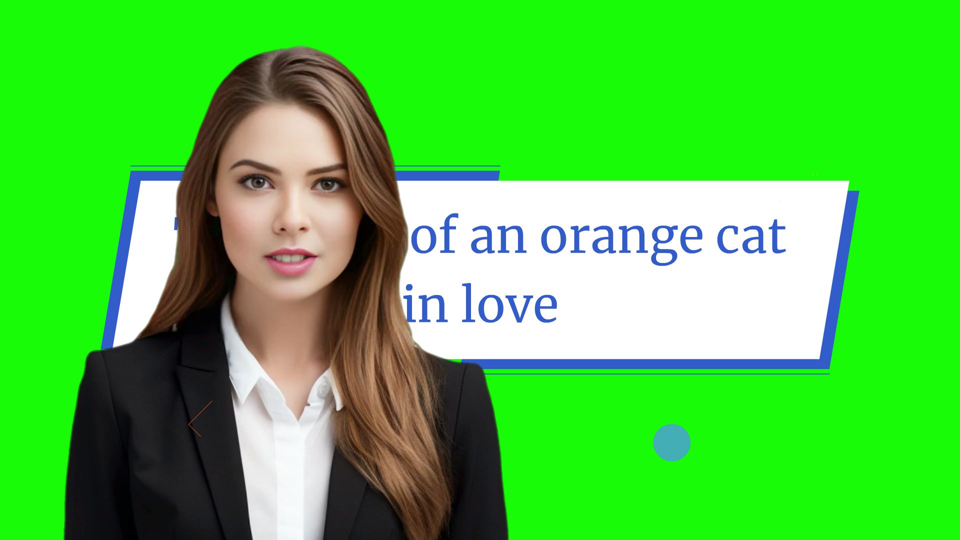 The story of an orange cat in love. - Animated Video By kang lily ...