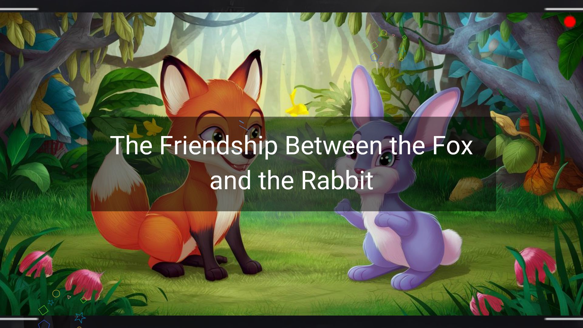The Friendship Between the Fox and the Rabbit. - Animated Video By ...