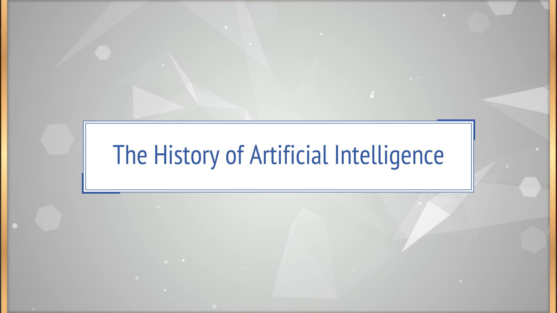 The History of Artificial Intelligence. - Animated Video By Toon_Scout ...