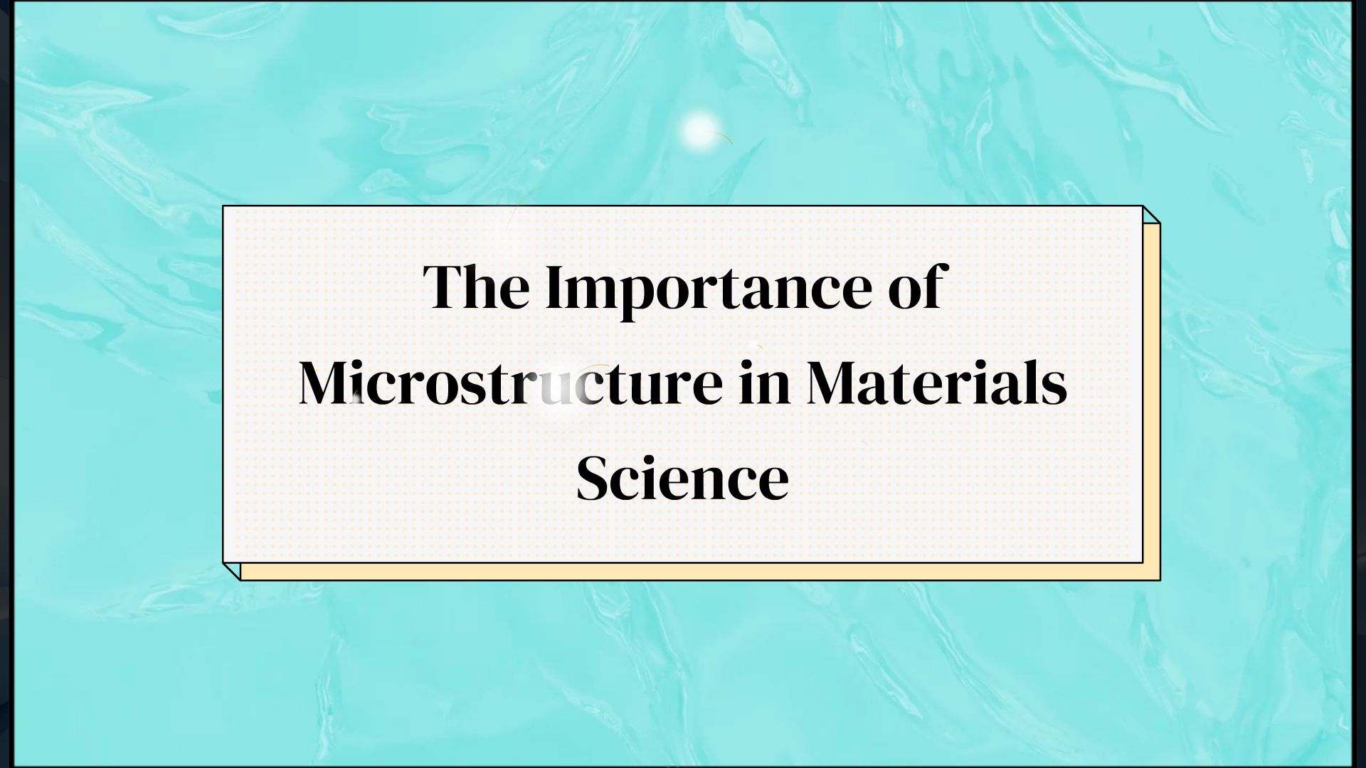 The Importance of Microstructure in Materials Science. - Animated Video By Toon_Maverick - Mango ...