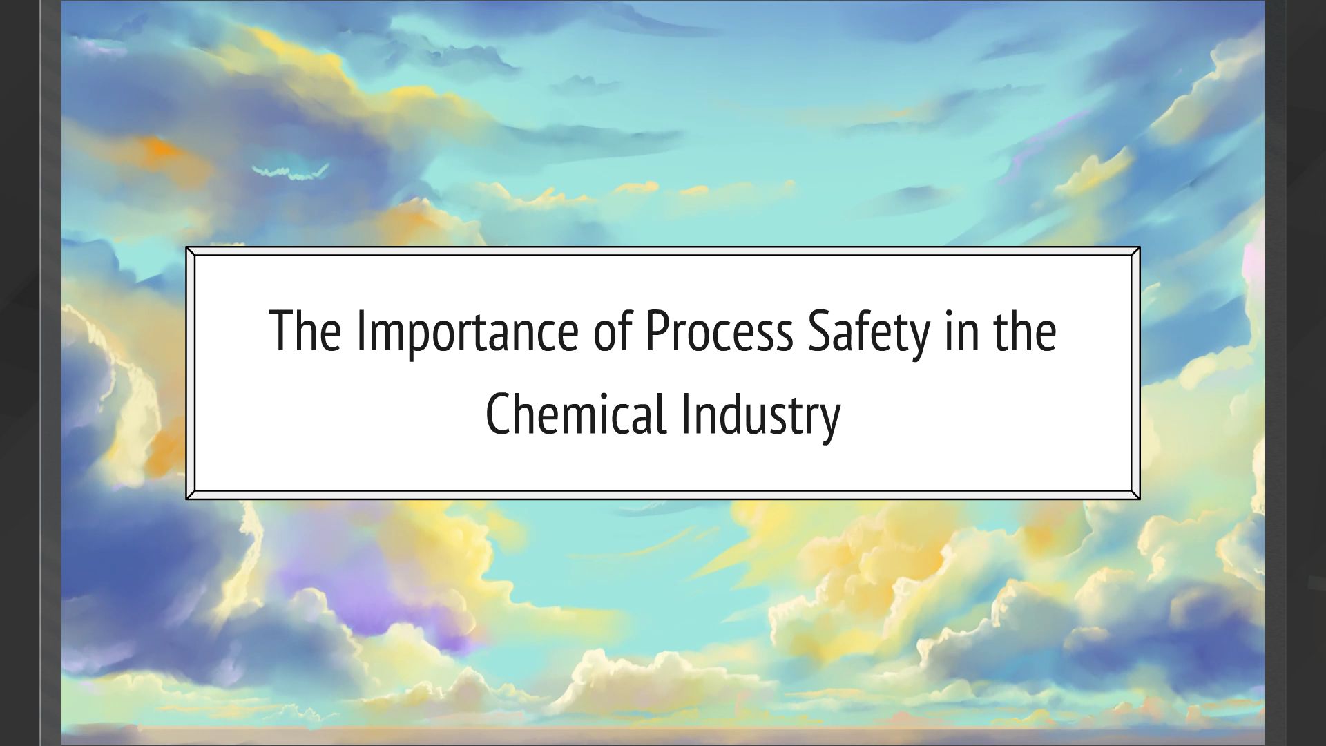 The Importance of Process Safety in the Chemical Industry. - Animated Video By Animation_Critic ...