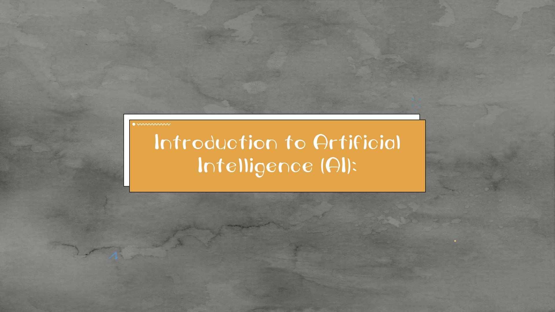 Introduction to Artificial Intelligence (AI): - Animated Video By ...