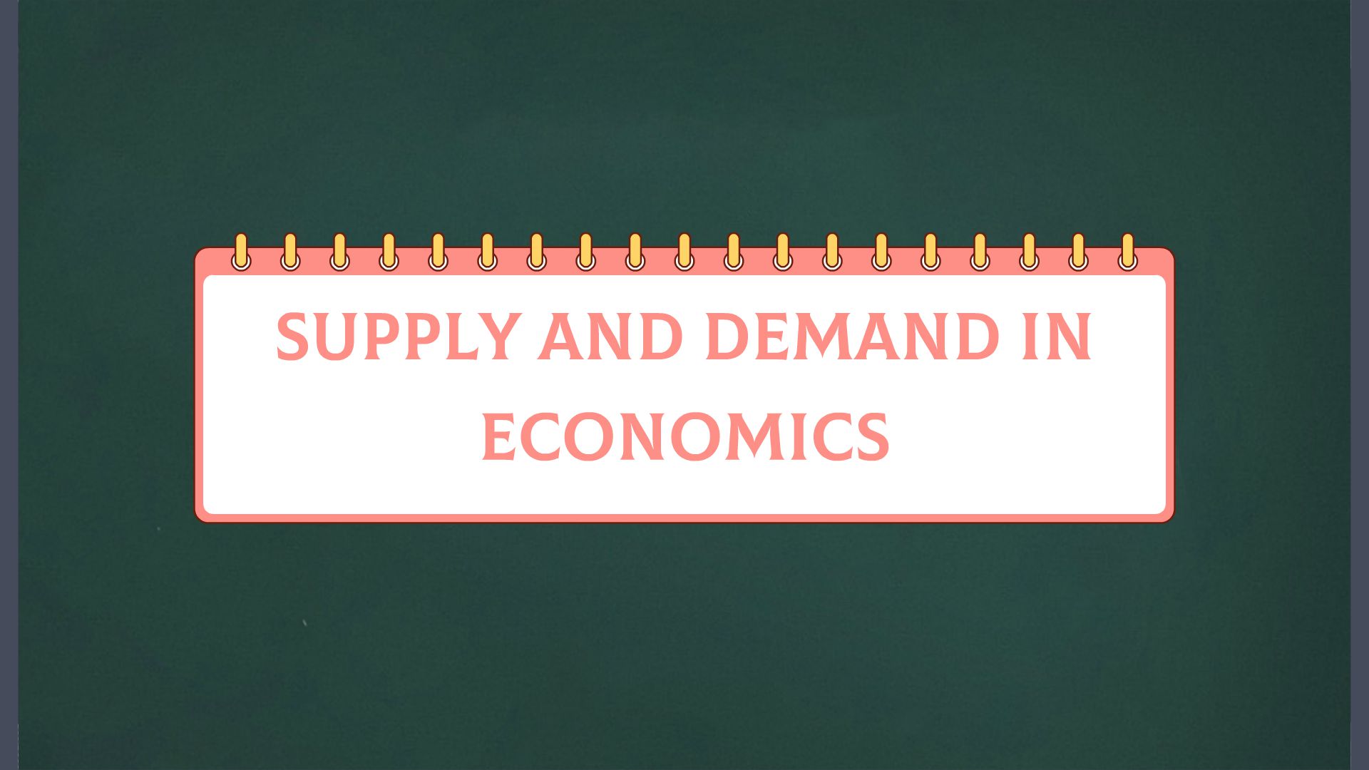 Supply and demand in economics. - Animated Video By Anime_Addictt ...