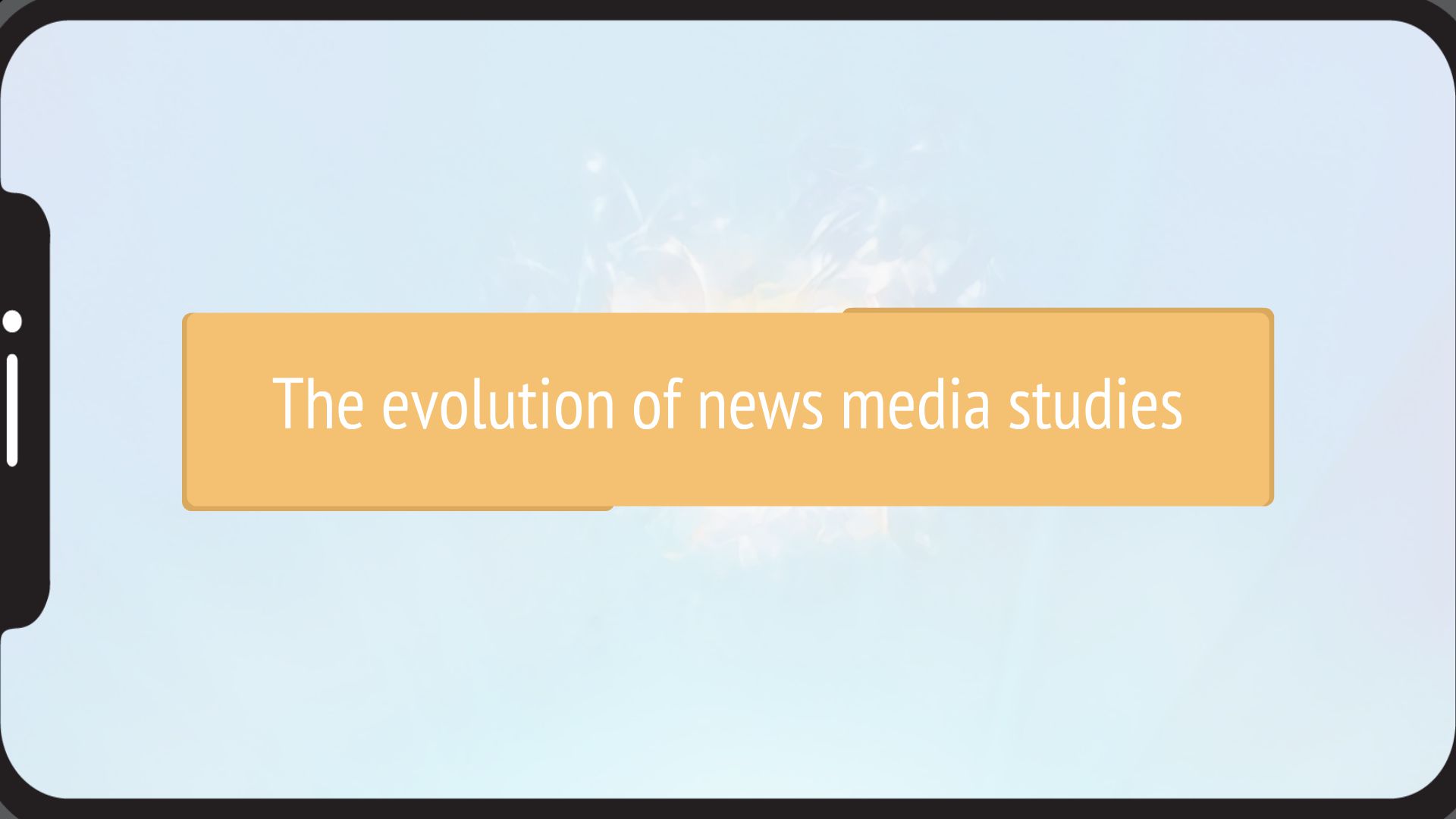 The evolution of news media studies. - Animated Video By Animated ...