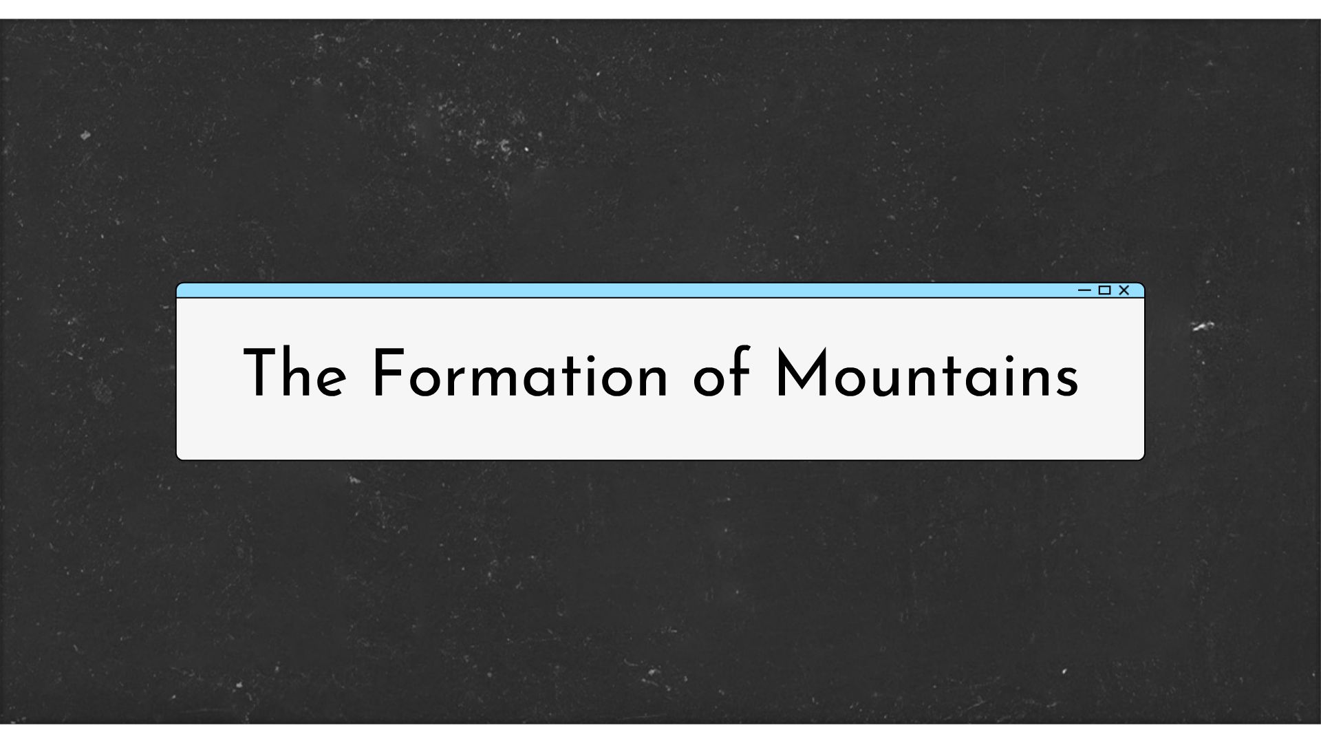 The Formation of Mountains. - Animated Video By Anime_Fan - Mango Animate
