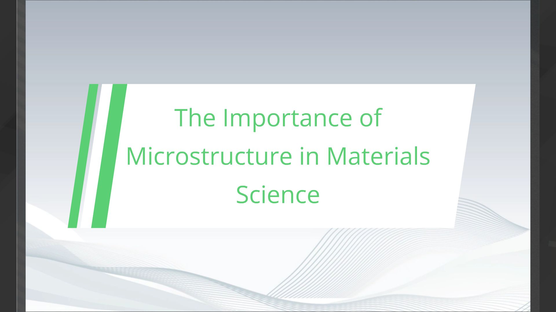 The Importance of Microstructure in Materials Science. - Animated Video By Pixel_Painter - Mango ...