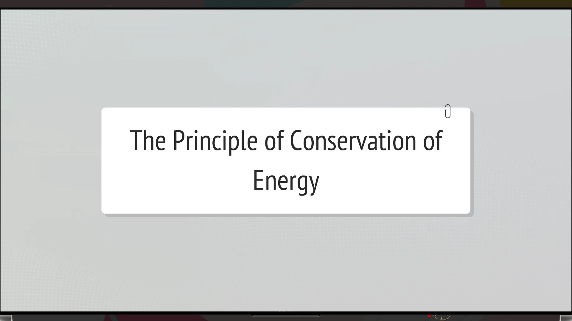 The Principle of Conservation of Energy. - Animated Video By Pixel ...