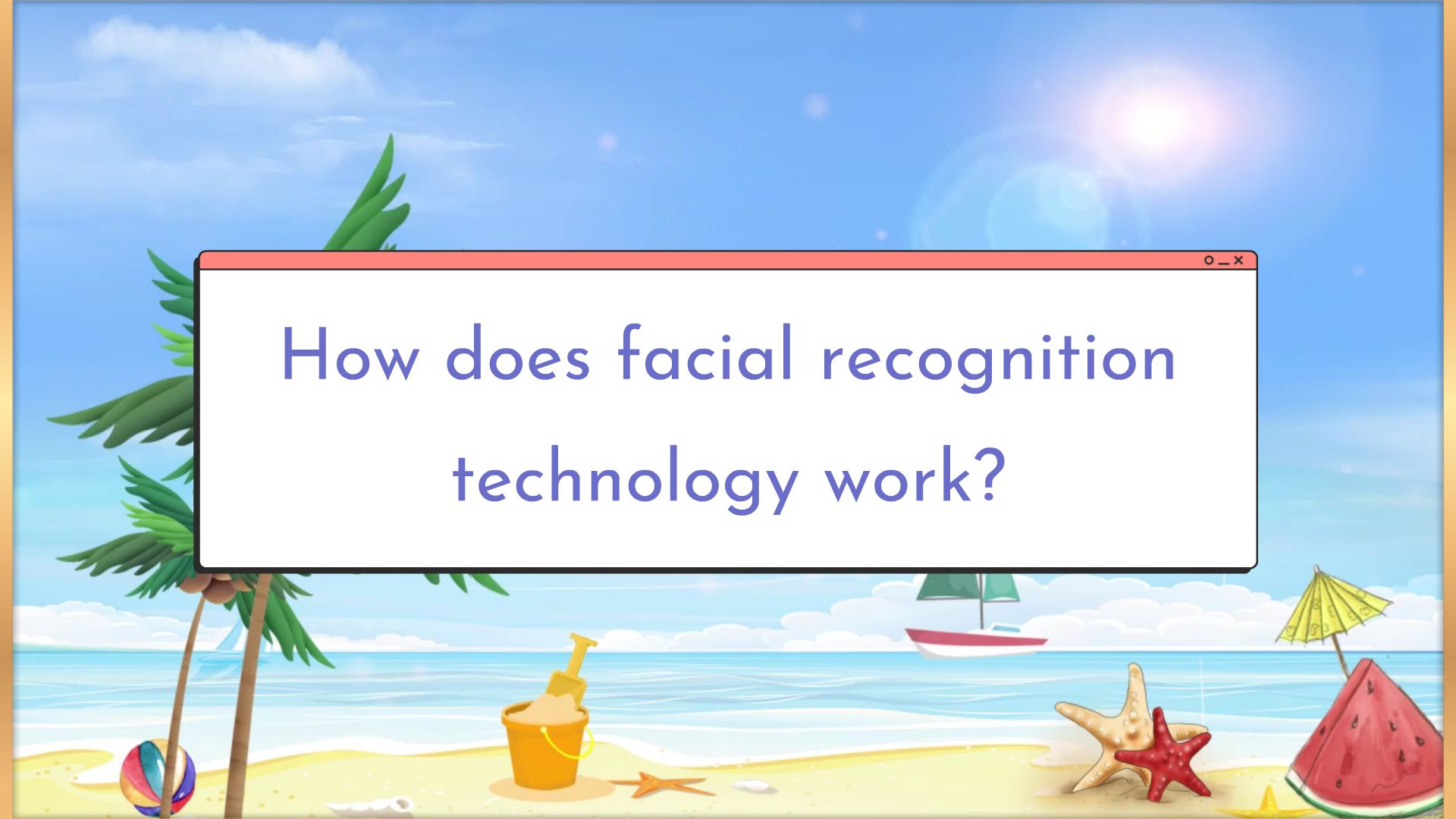 How does facial recognition technology work. - Animated Video By ...