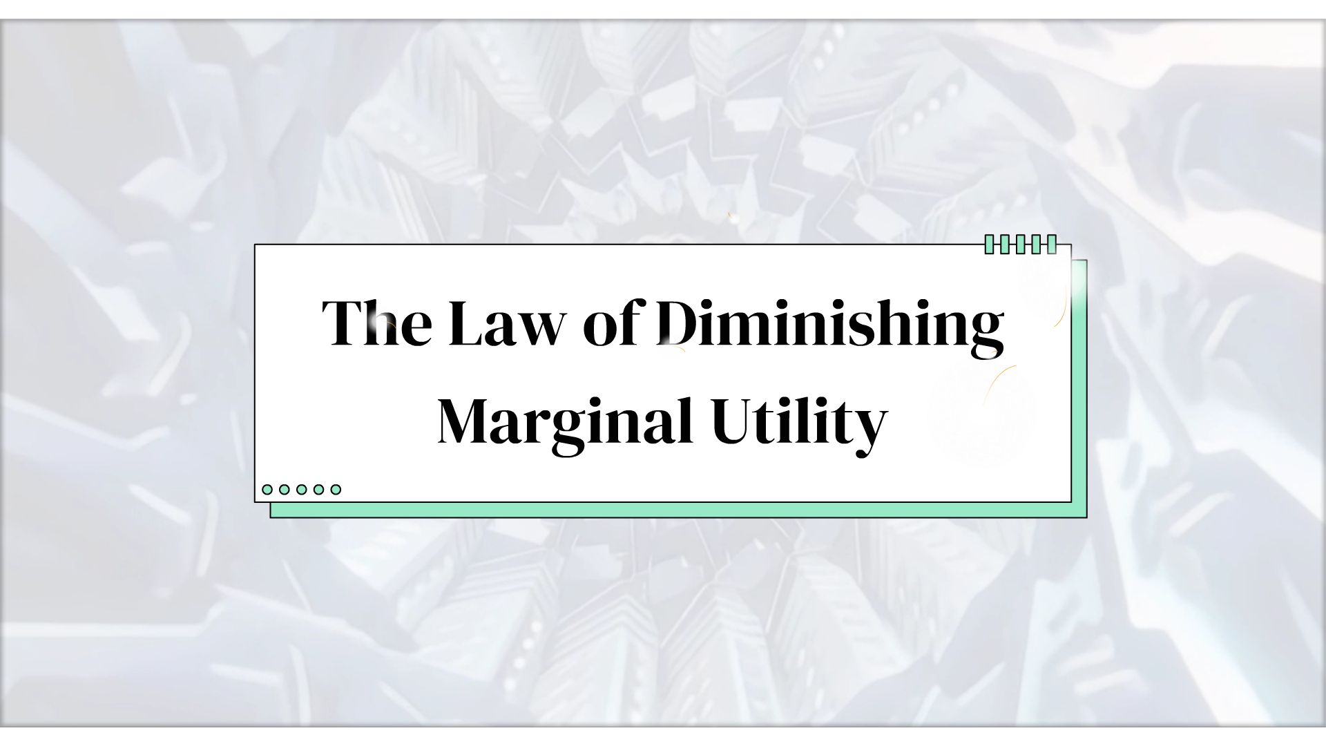 The Law of Diminishing Marginal Utility. - Animated Video By Furry_Foxx ...
