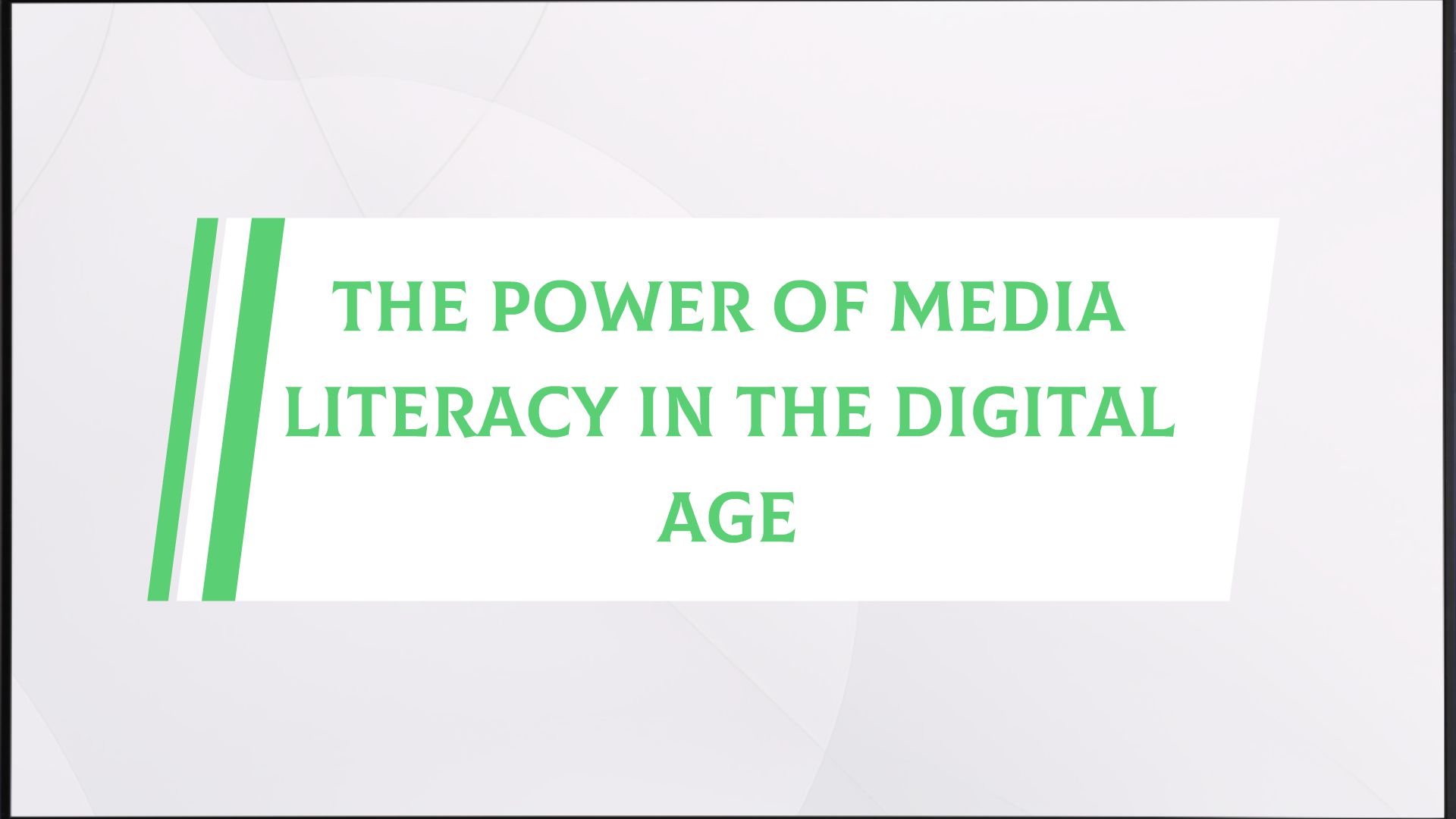 The power of media literacy in the digital age. - Animated Video By ...