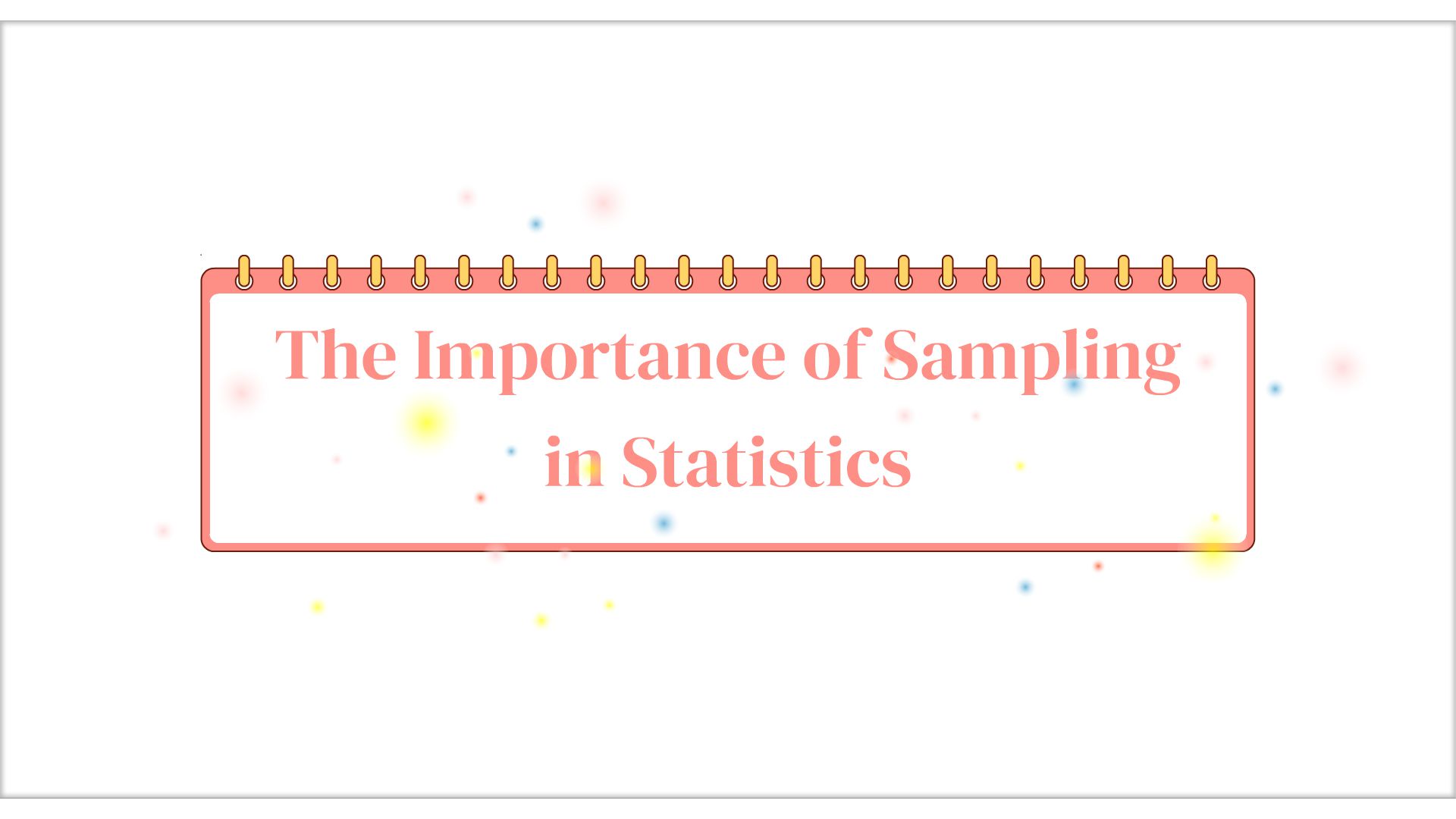 The Importance of Sampling in Statistics. - Animated Video By Toon ...