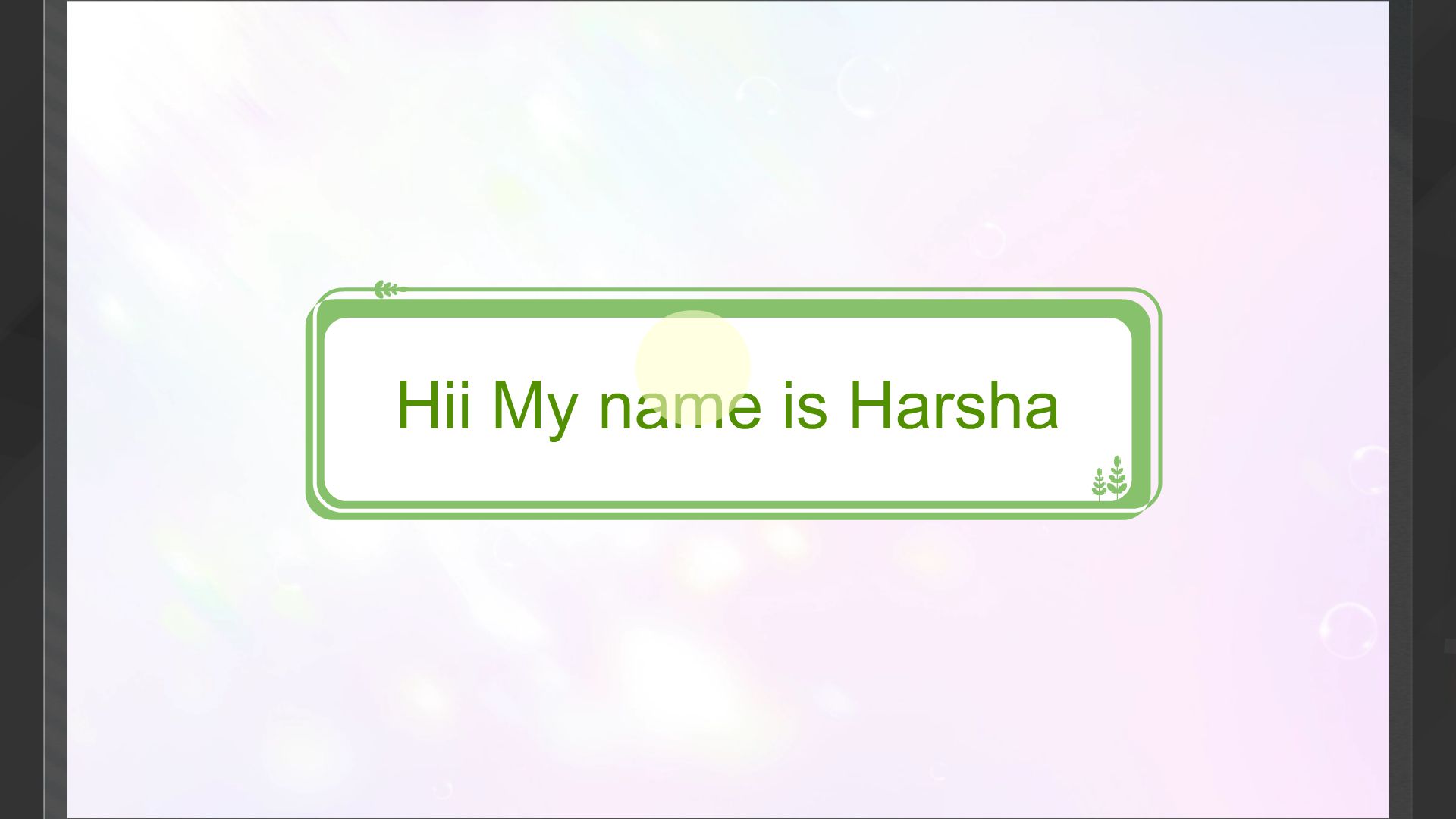 Hii My name is Harsha. - Animated Video By Sajal Mishra - Mango Animate