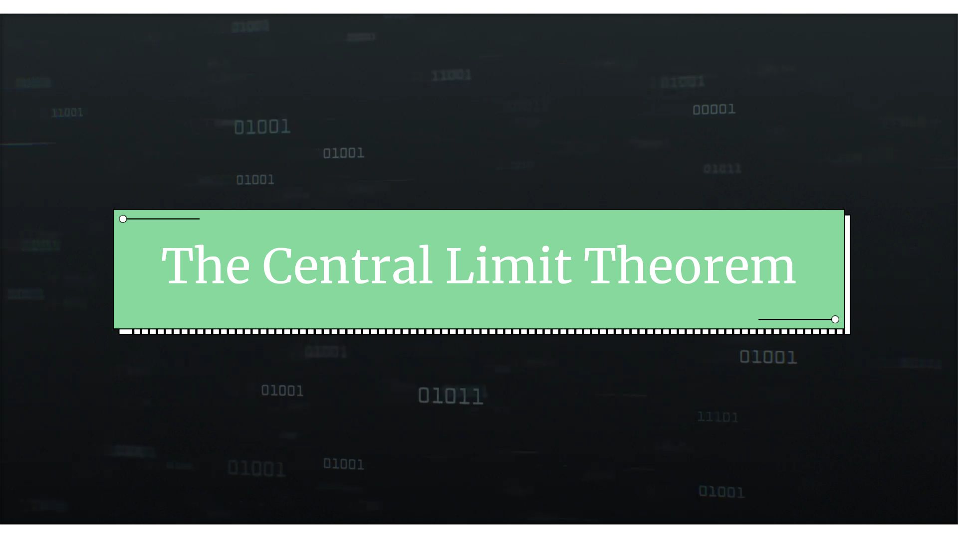 The Sampling Distribution Of The Sample Mean