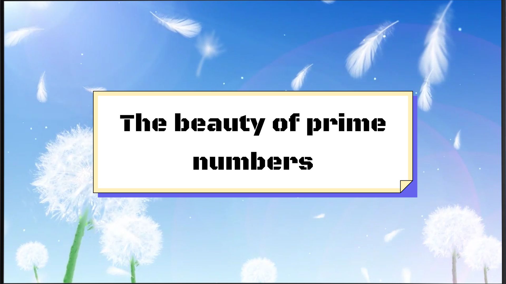 The beauty of prime numbers. - Animated Video By Animation_Diva - Mango ...