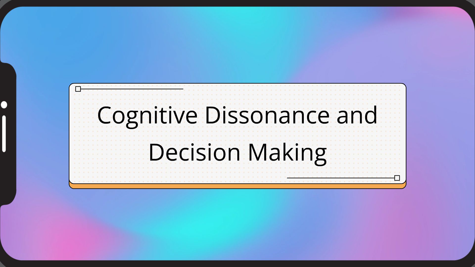 Cognitive Dissonance and Decision Making. - Animated Video By Pixel ...