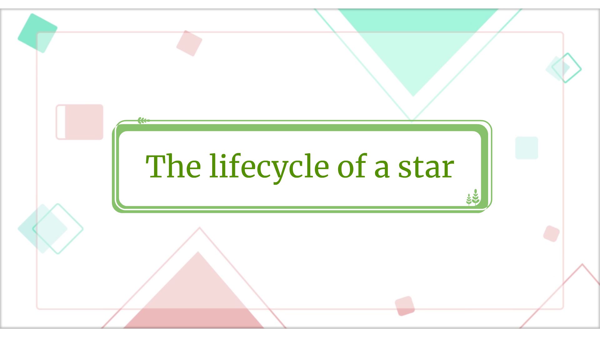 The lifecycle of a star. - Animated Video By Sketchy_Wordsmith - Mango ...