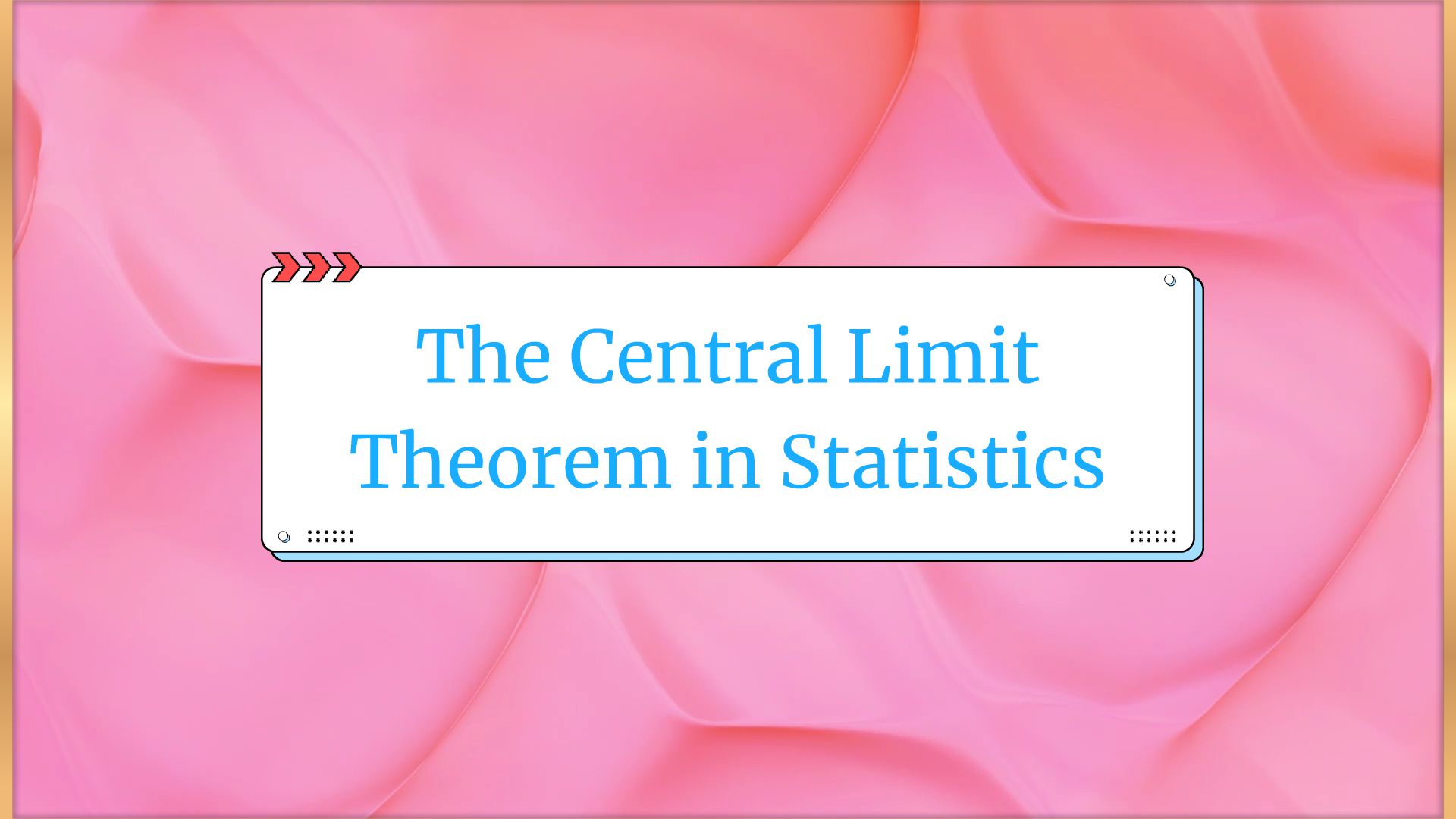 The Sampling Distribution Of The Sample Mean