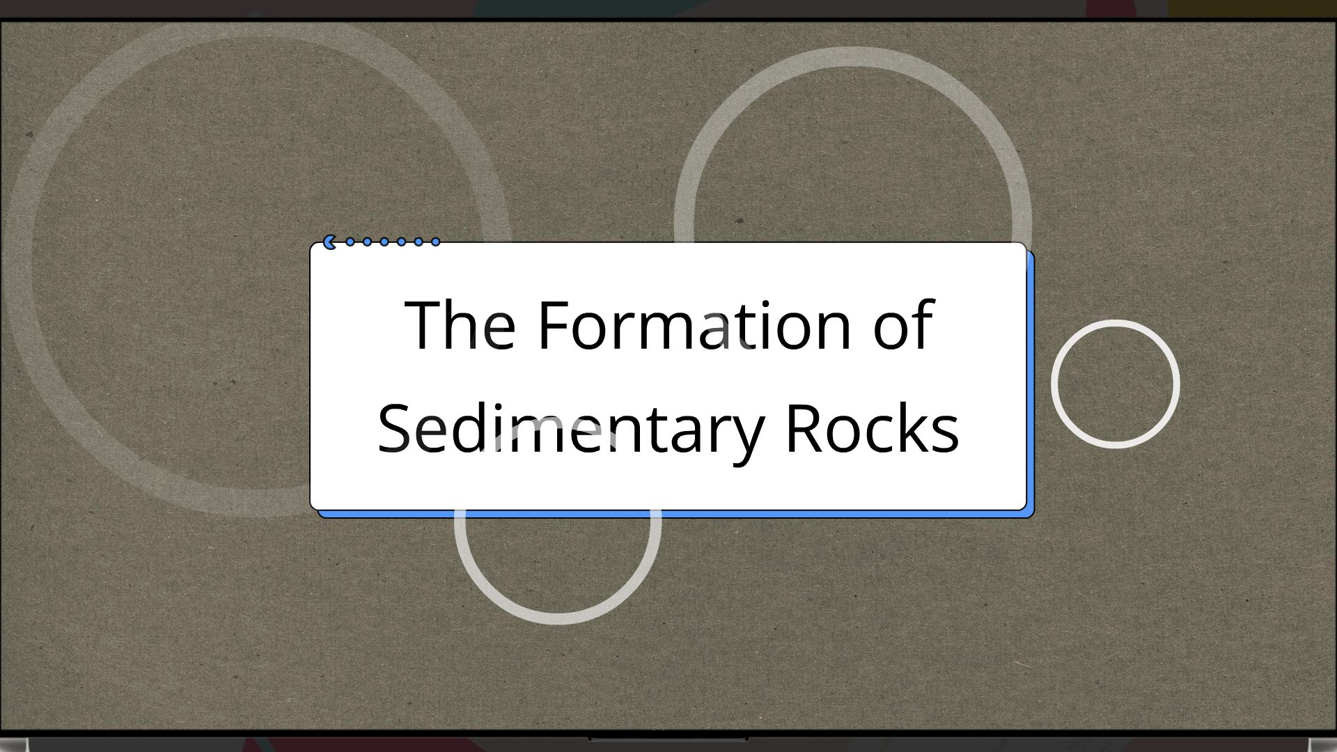 The Formation of Sedimentary Rocks. - Animated Video By Cartoon_Nerd ...