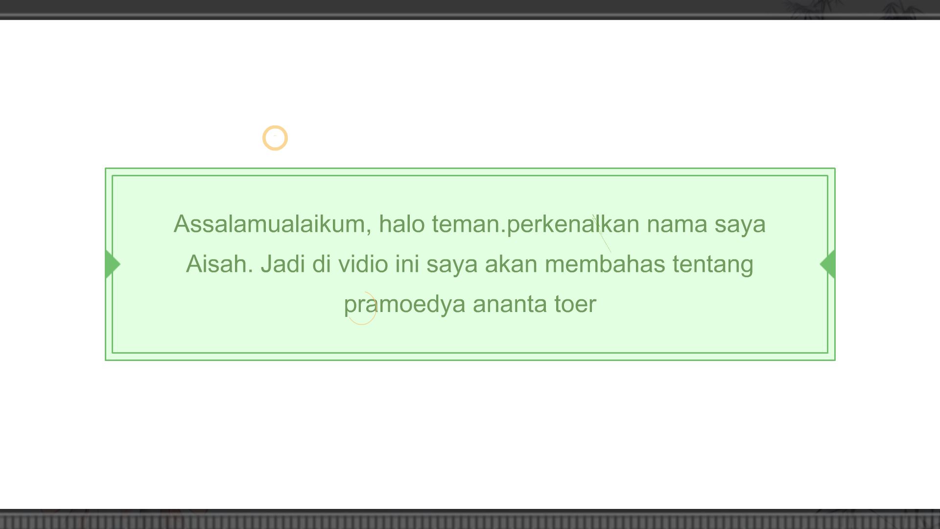 Assalamualaikum, halo teman.perkenalkan nama saya Aisah. Jadi di vidio ...