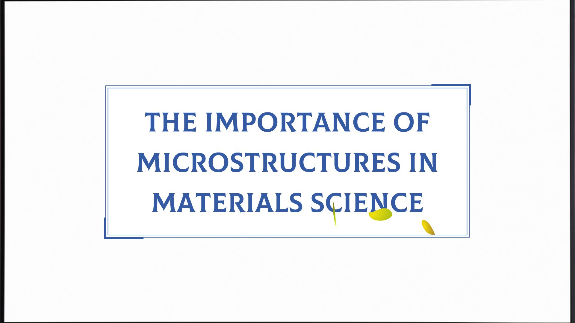 The Importance of Microstructures in Materials Science. - Animated ...