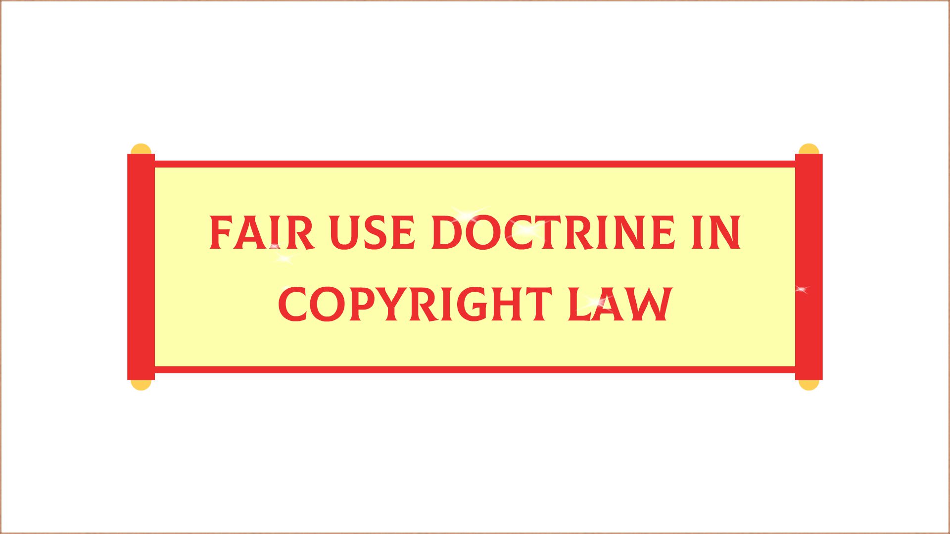 Fair Use Doctrine in Copyright Law. - Animated Video By Toon_Visionary ...