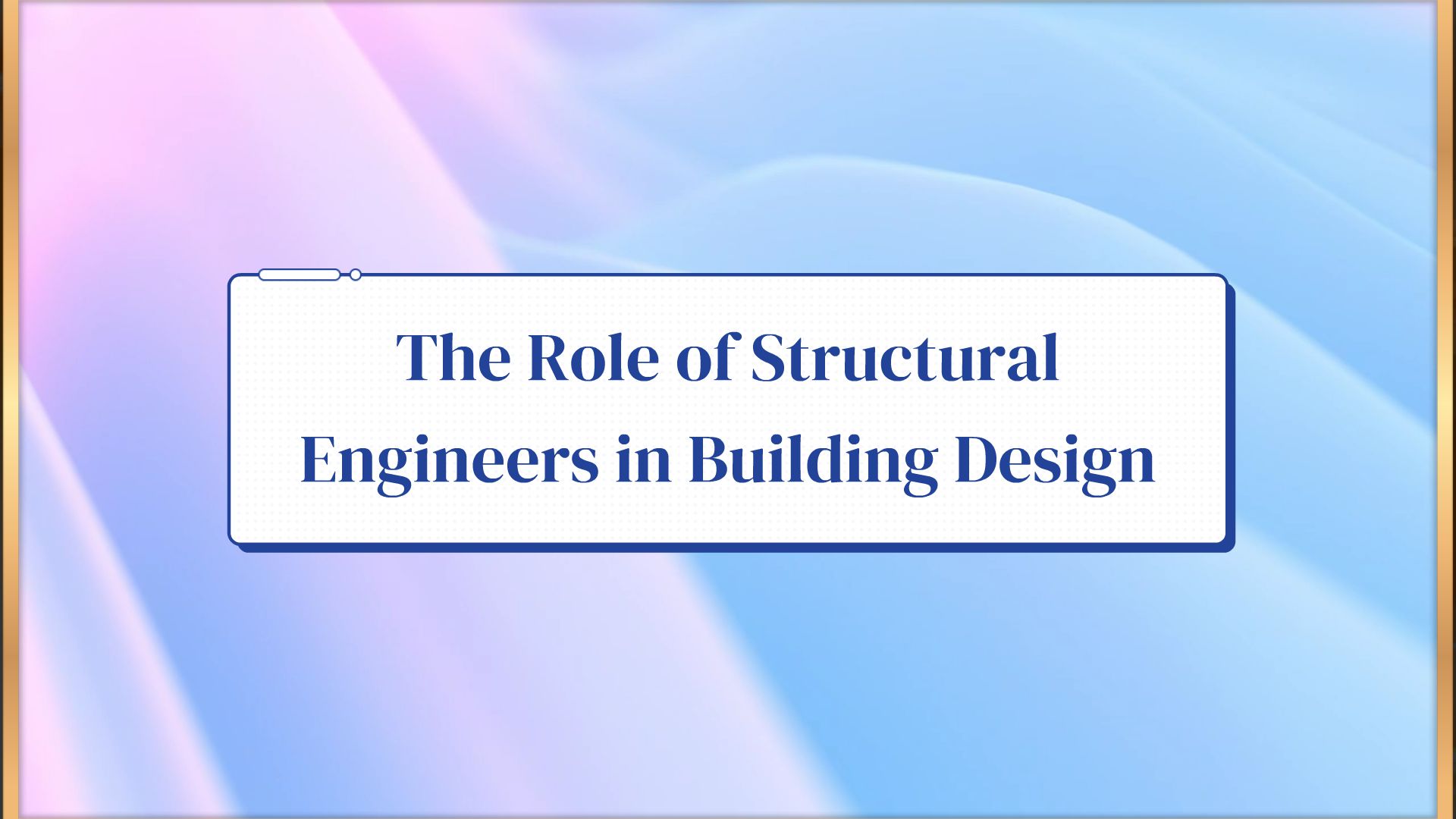 The Role of Structural Engineers in Building Design. - Animated Video ...