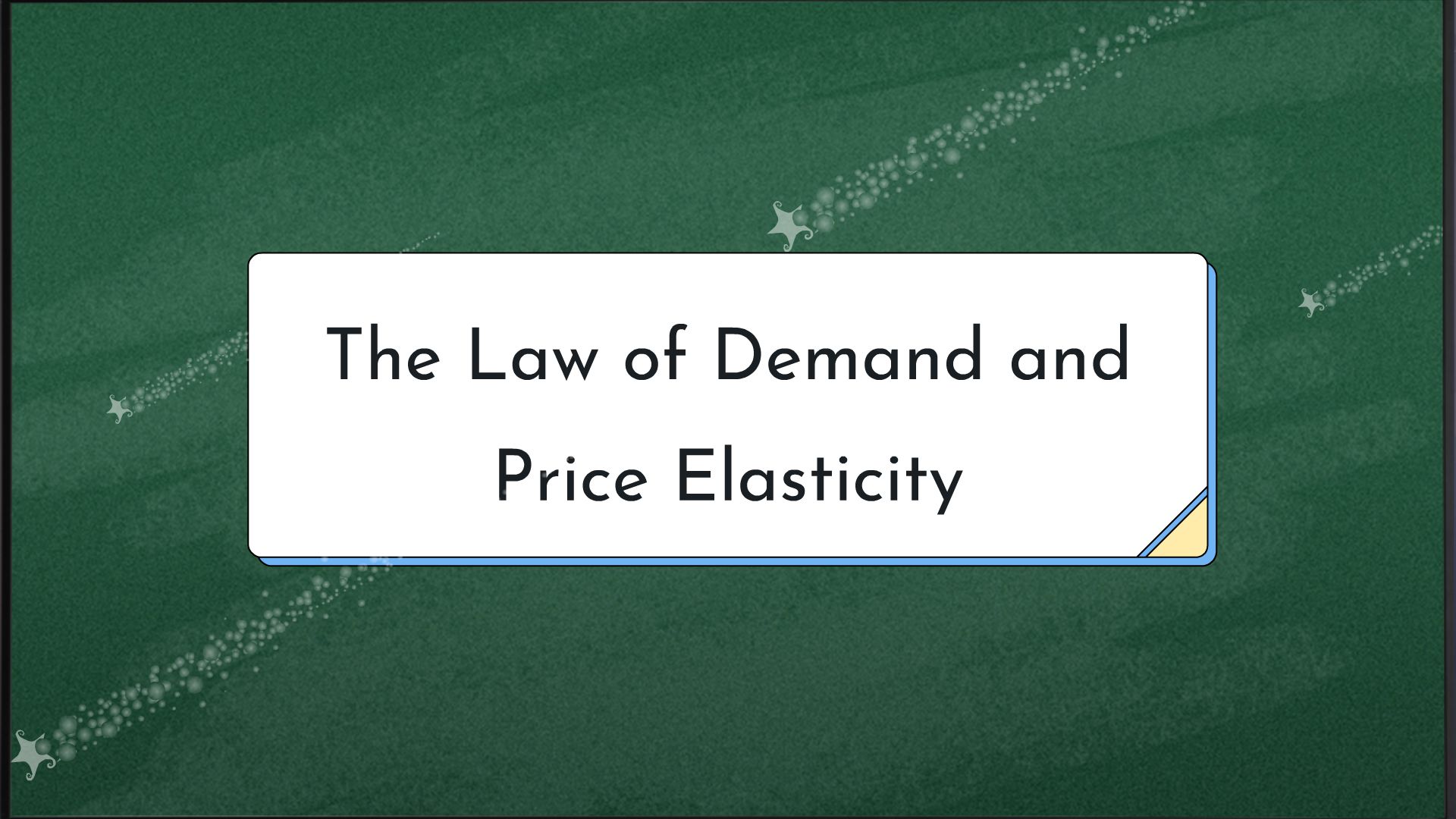 The Law of Demand and Price Elasticity. - Animated Video By Digi ...