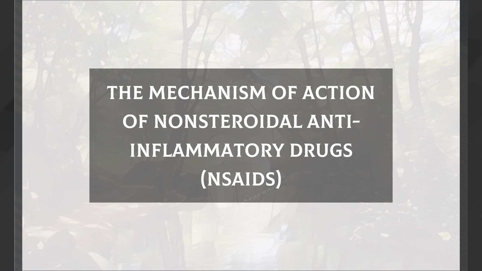 The Mechanism of Action of Nonsteroidal Anti-Inflammatory Drugs (NSAIDs ...