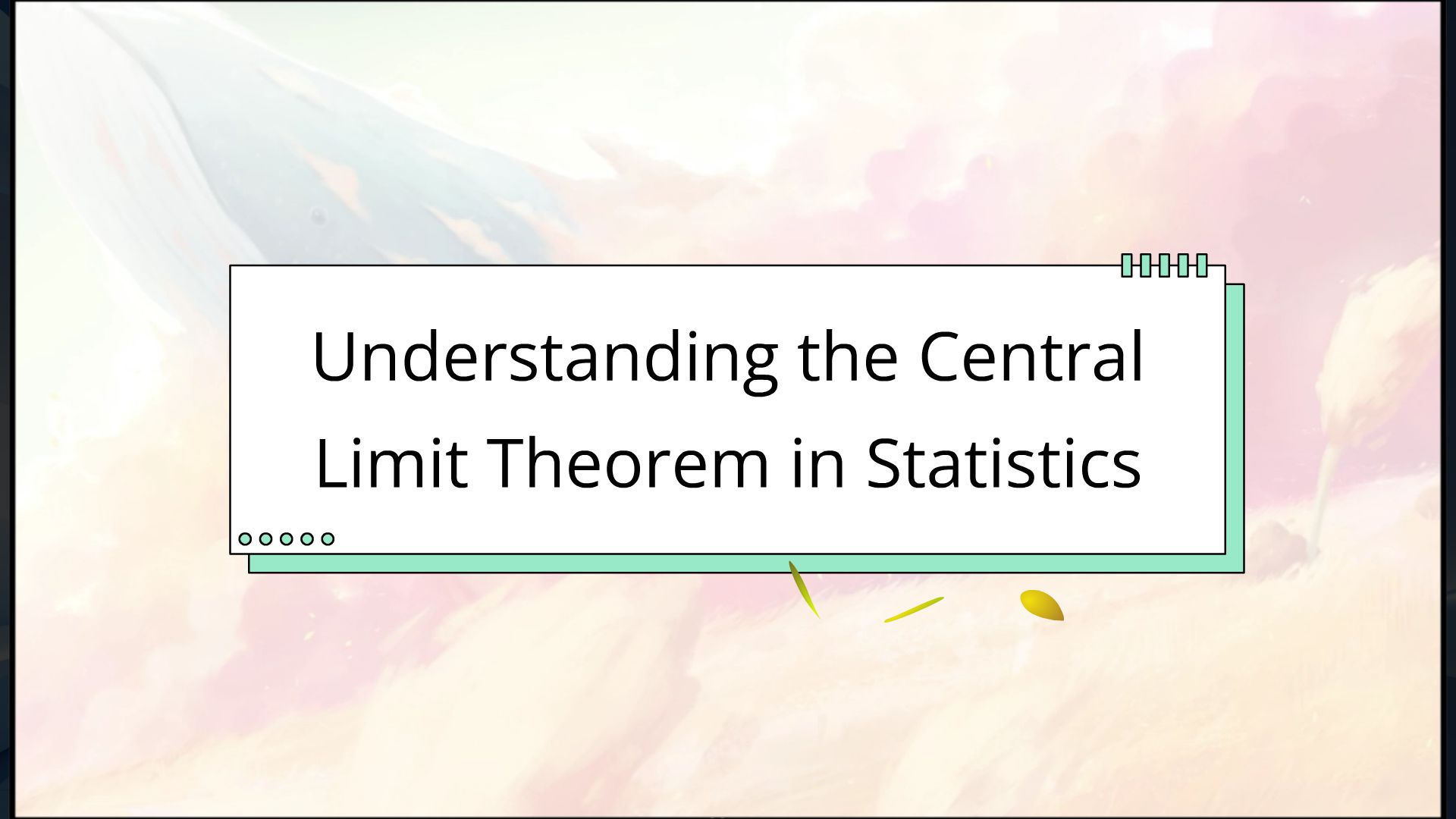 Understanding The Central Limit Theorem In Statistics Animated Video