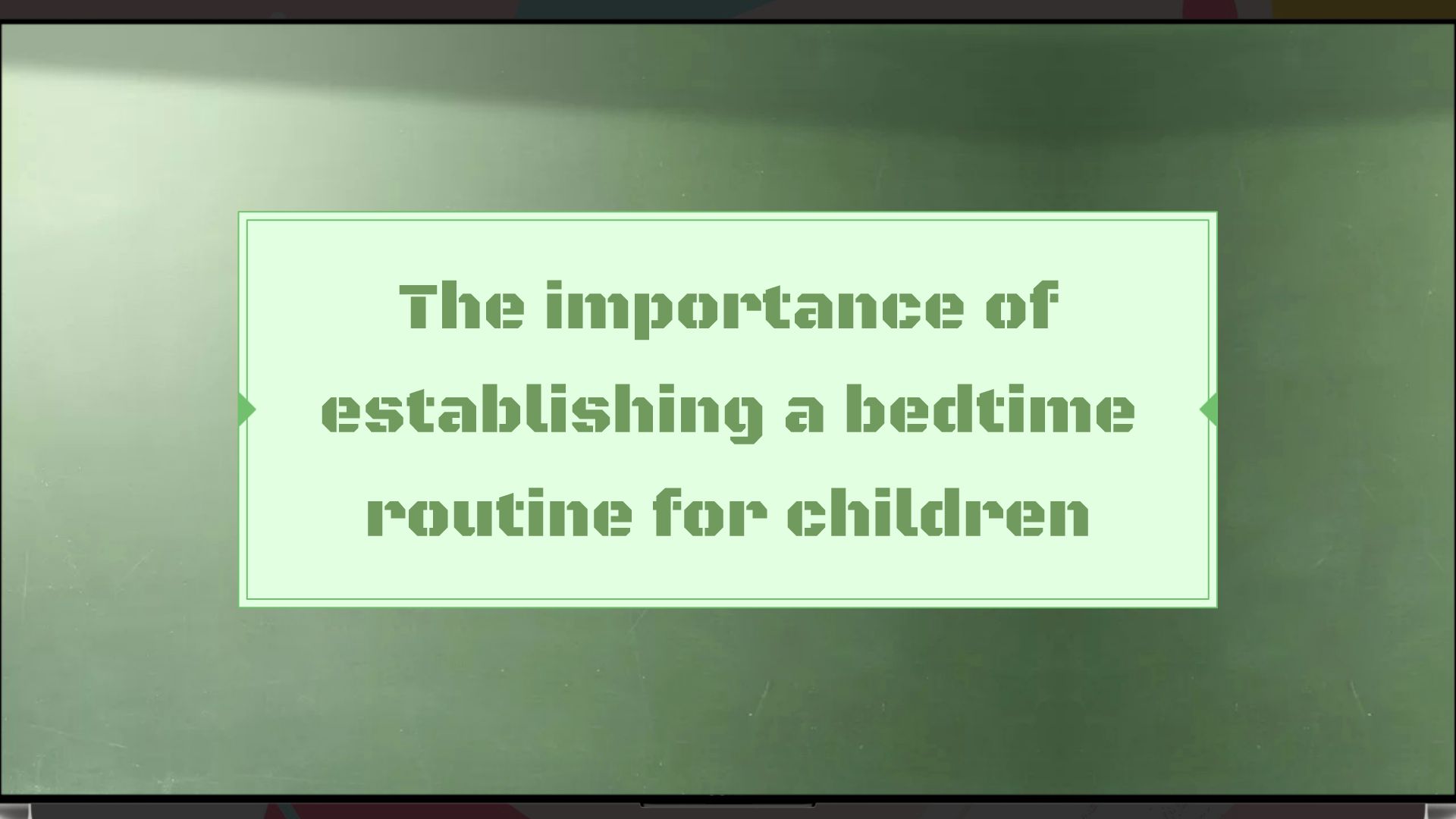 The importance of establishing a bedtime routine for children ...