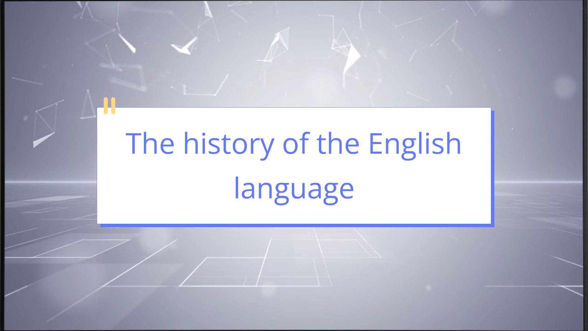 The history of the English language. - Animated Video By Animated_Genius - Mango Animate