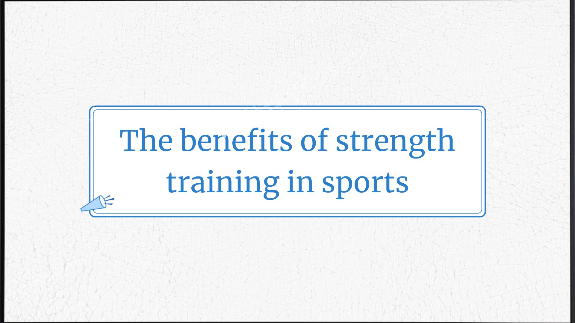 The benefits of strength training in sports. - Animated Video By Furry ...
