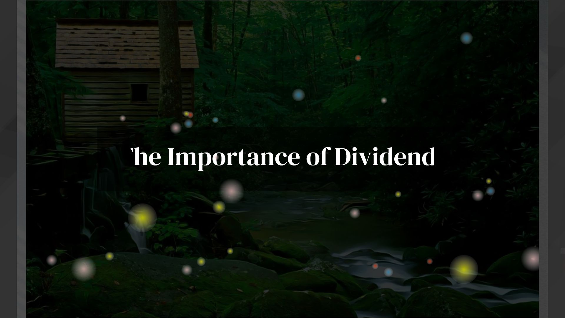 The Importance of Dividends. - Animated Video By Animated_Genie - Mango ...