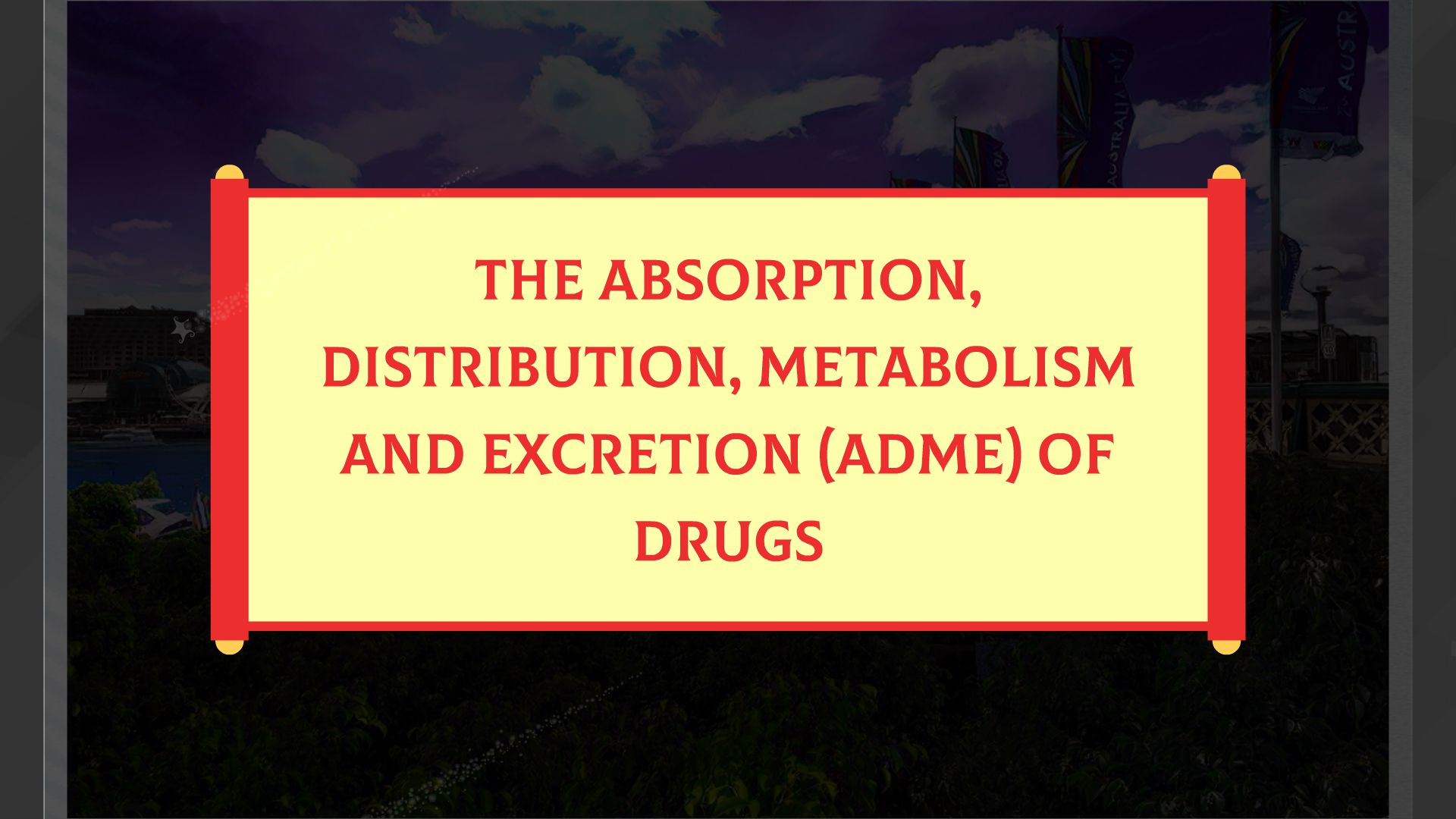 The Absorption, Distribution, Metabolism and Excretion (ADME) of Drugs ...