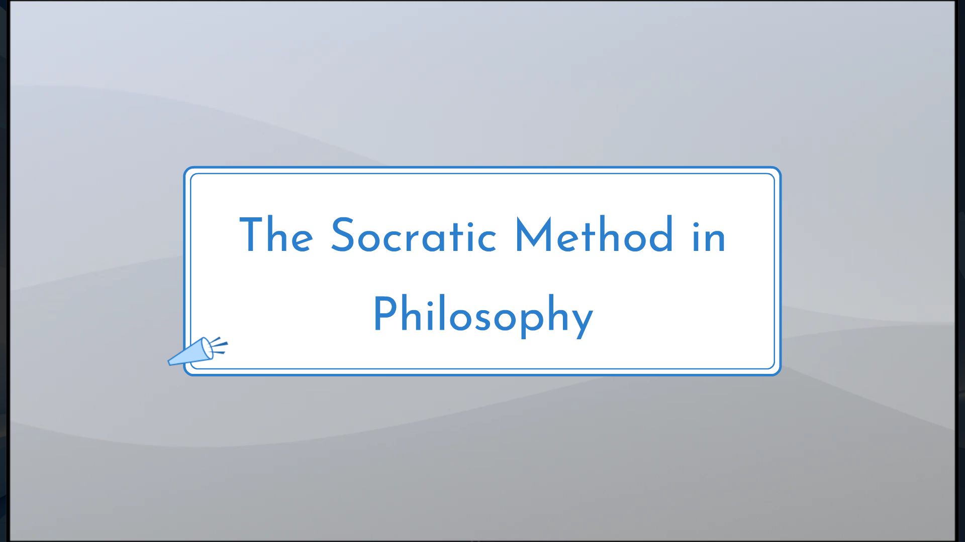 The Socratic Method in Philosophy. - Animated Video By Cartoon_Addict ...