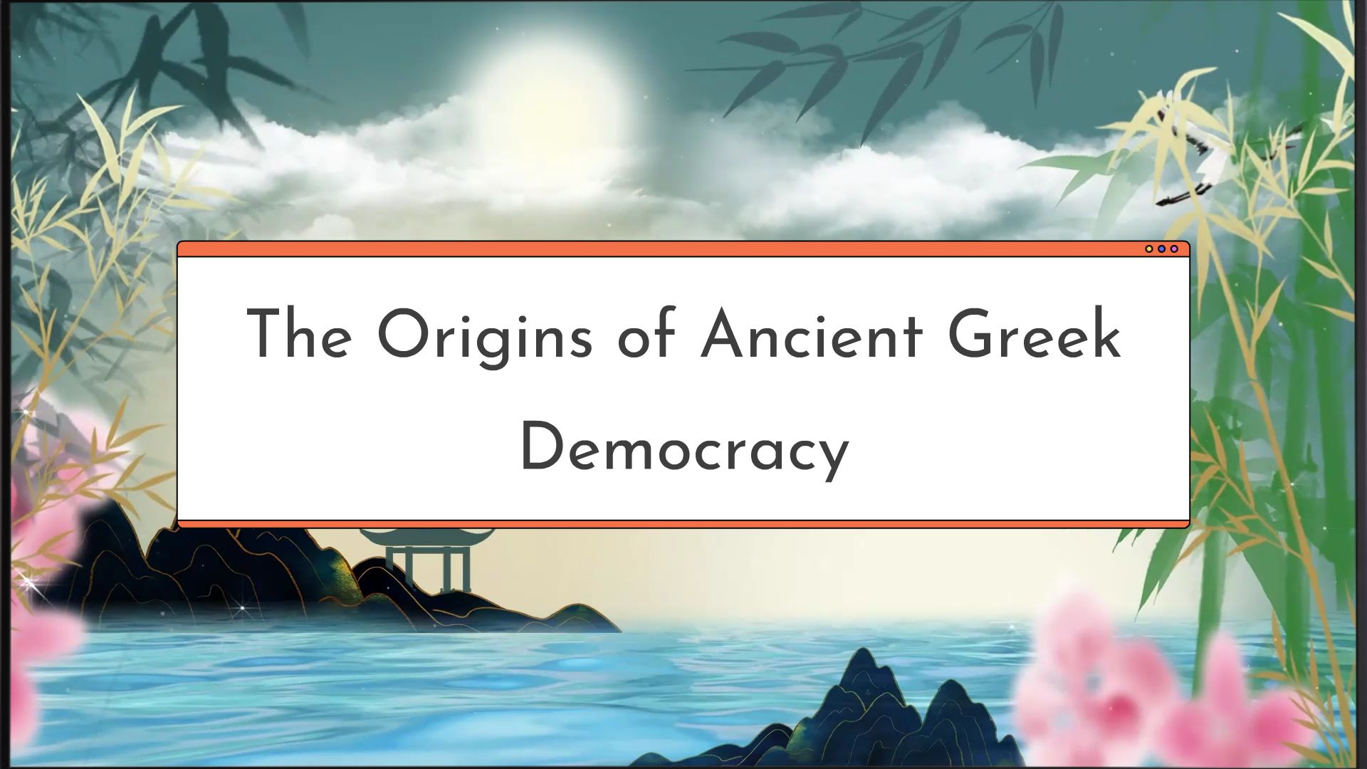 The Origins of Ancient Greek Democracy. - Animated Video By Sketchy ...