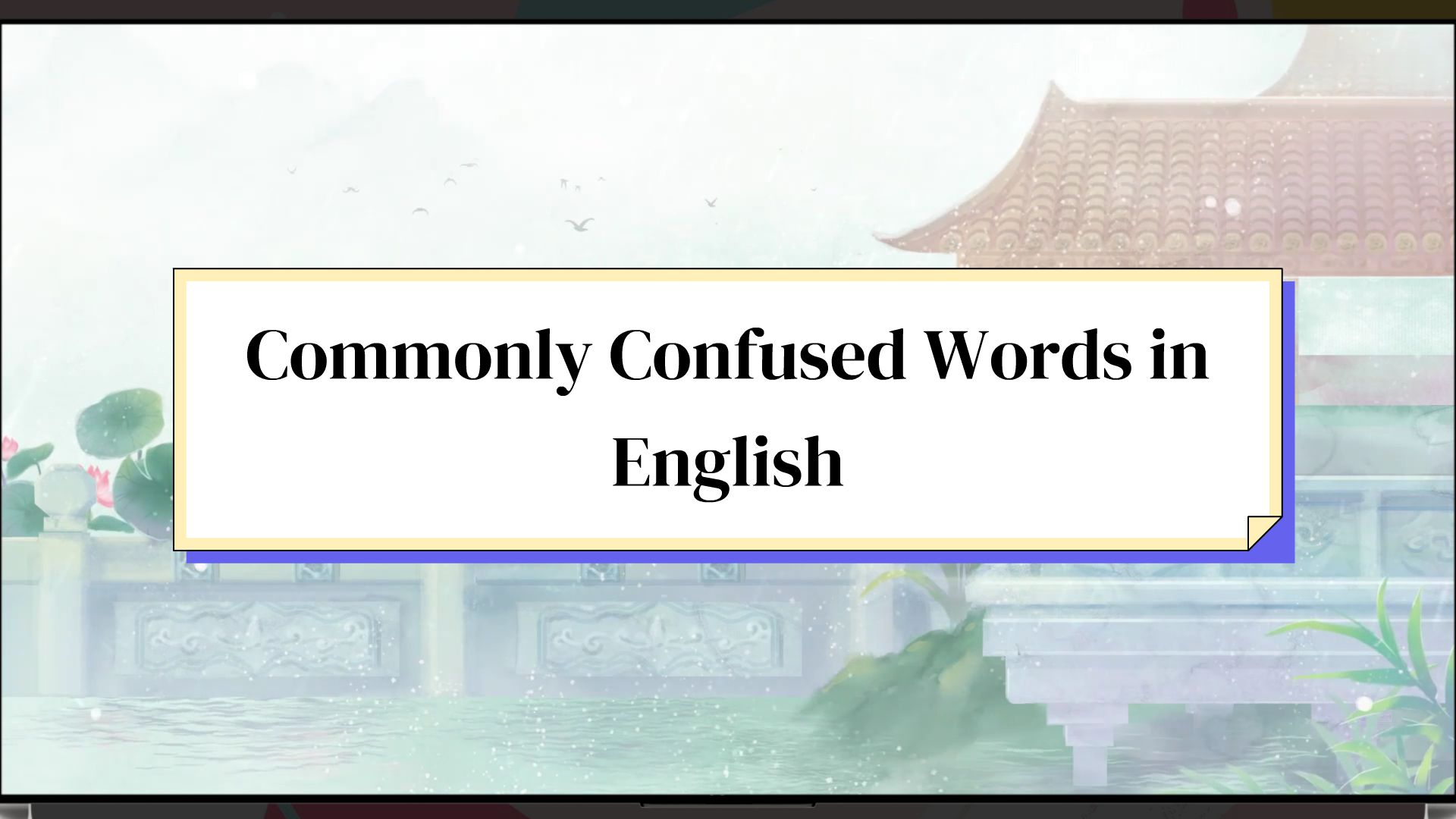 Commonly Confused Words in English. - Animated Video By Sketchy_Scribe ...