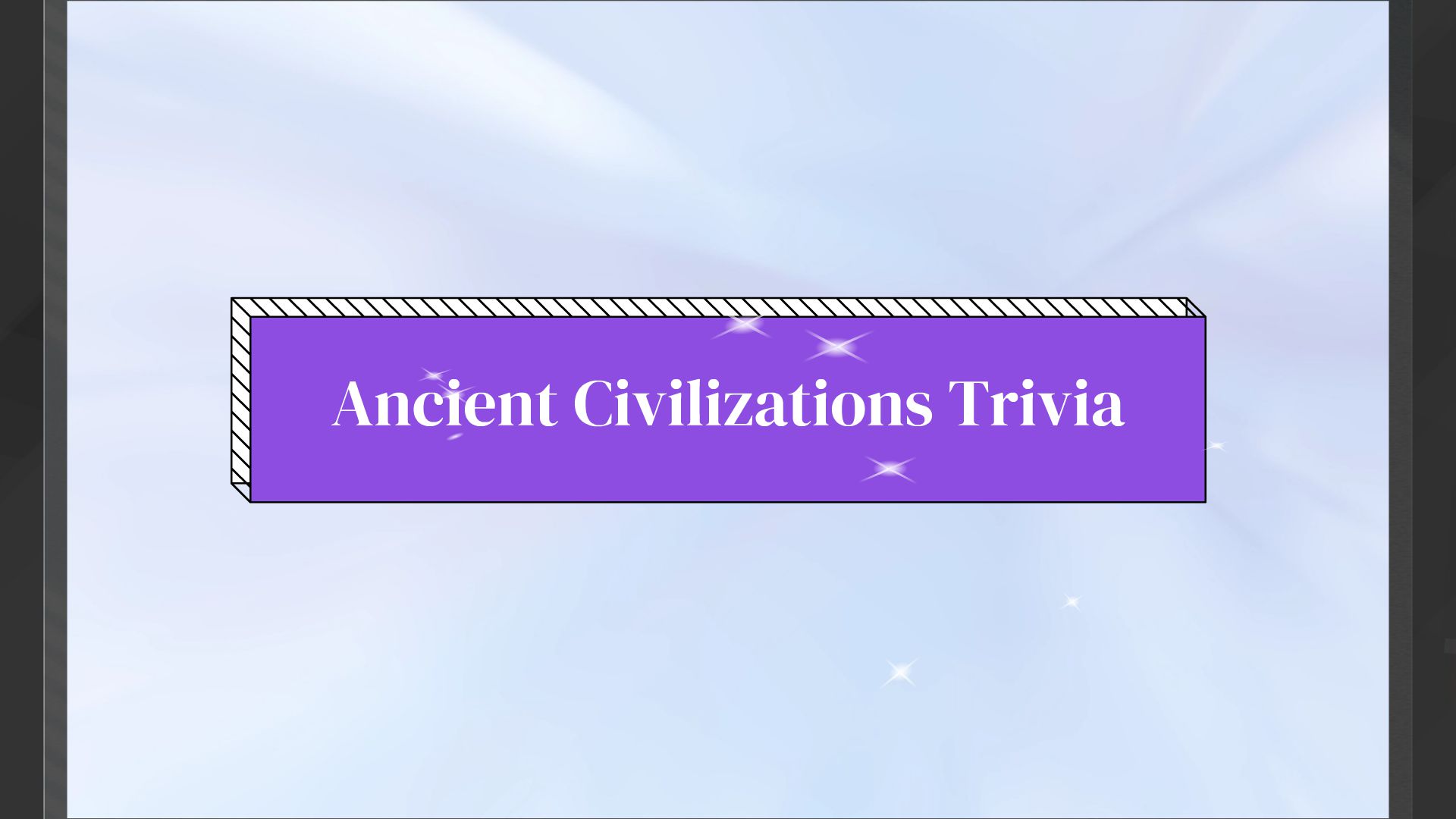 Ancient Civilizations Trivia. - Animated Video By Animation_Expert ...