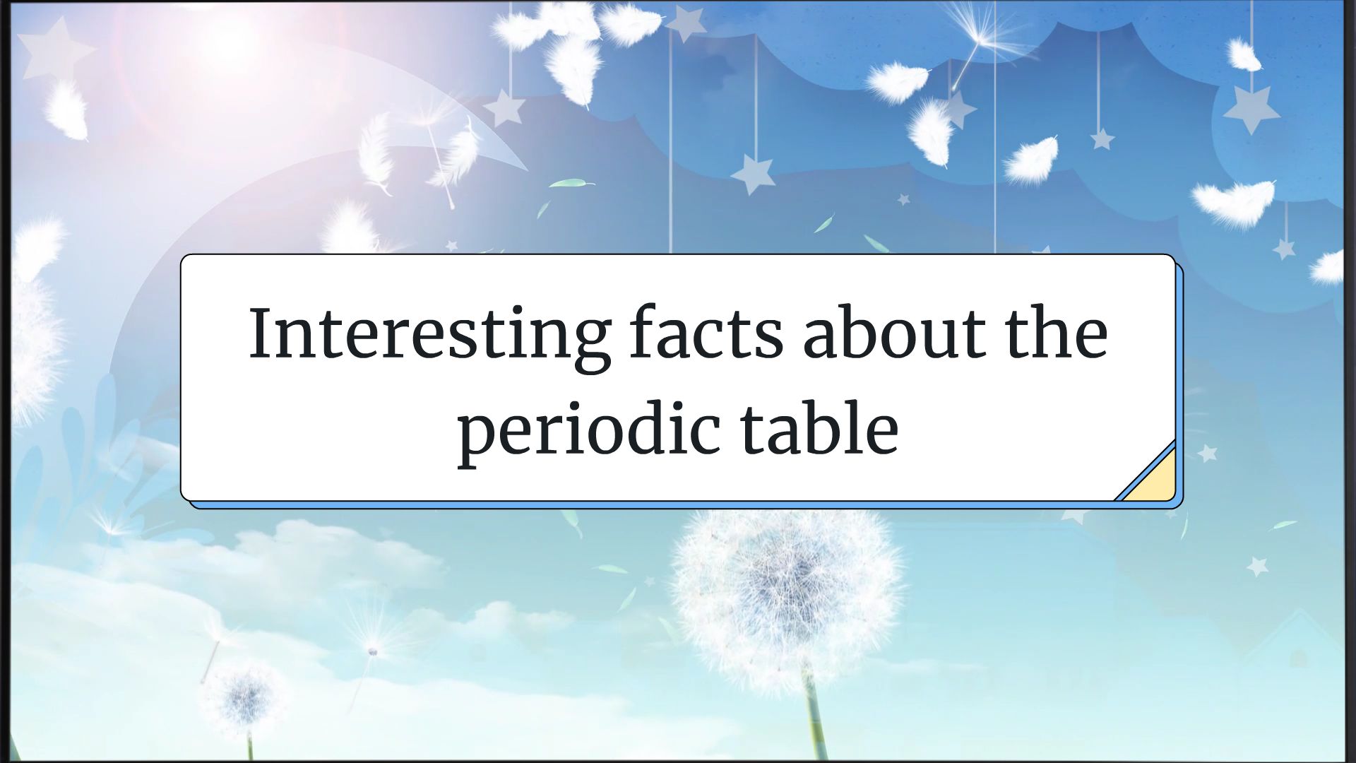 Interesting facts about the periodic table. - Animated Video By Furry ...