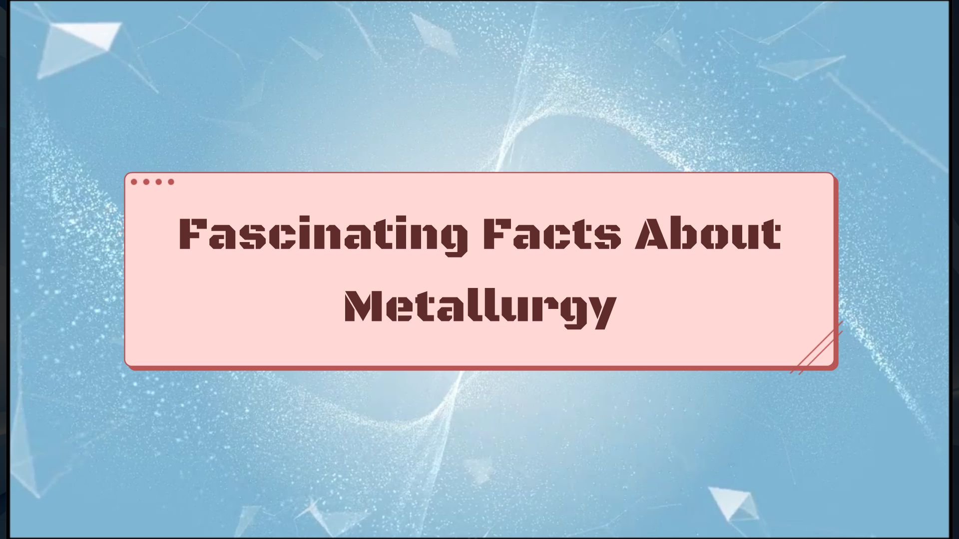 Fascinating Facts About Metallurgy. - Animated Video By Sketchy_Author - Mango Animate