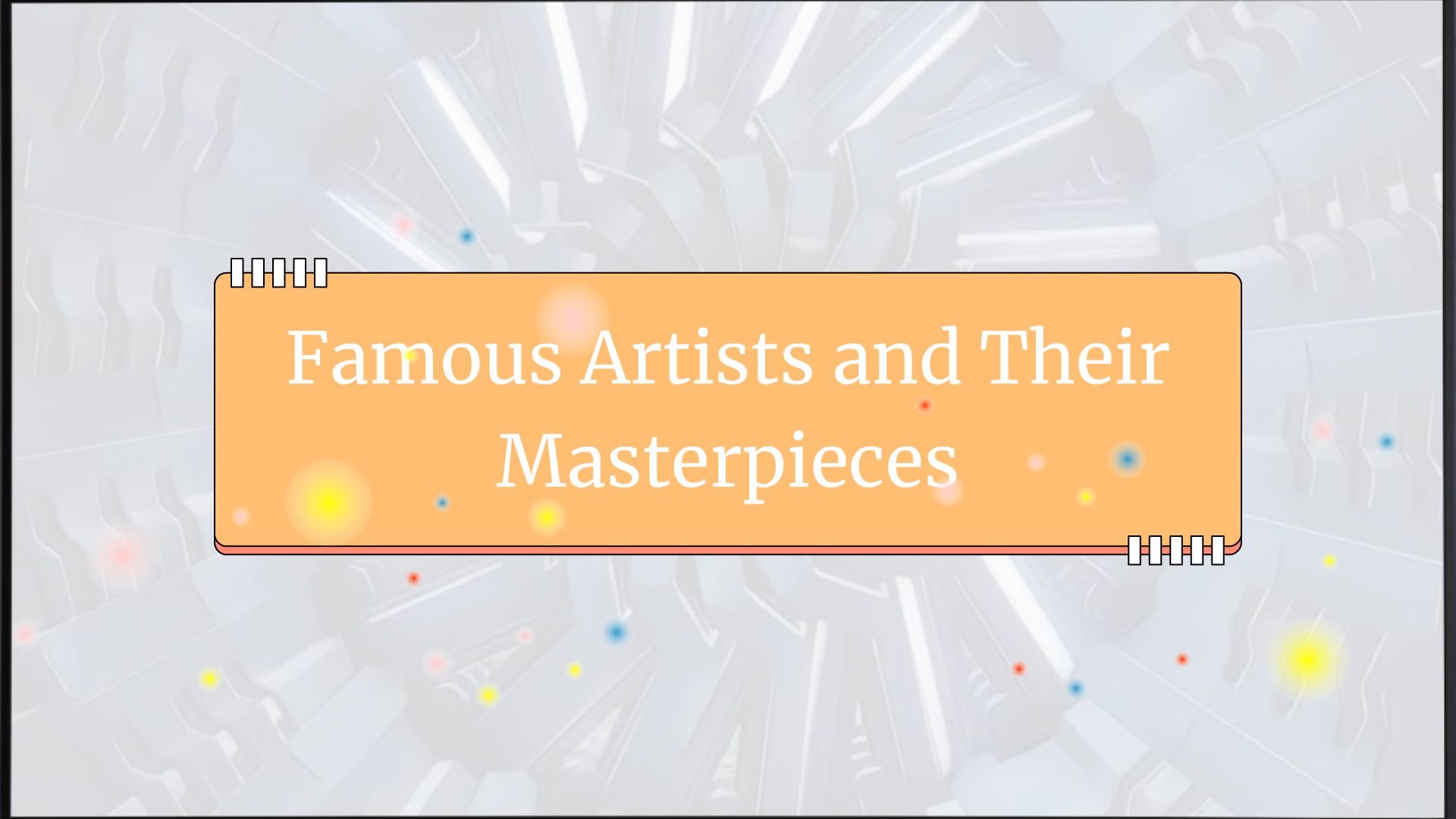 Famous Artists and Their Masterpieces. - Animated Video By Cartoon ...