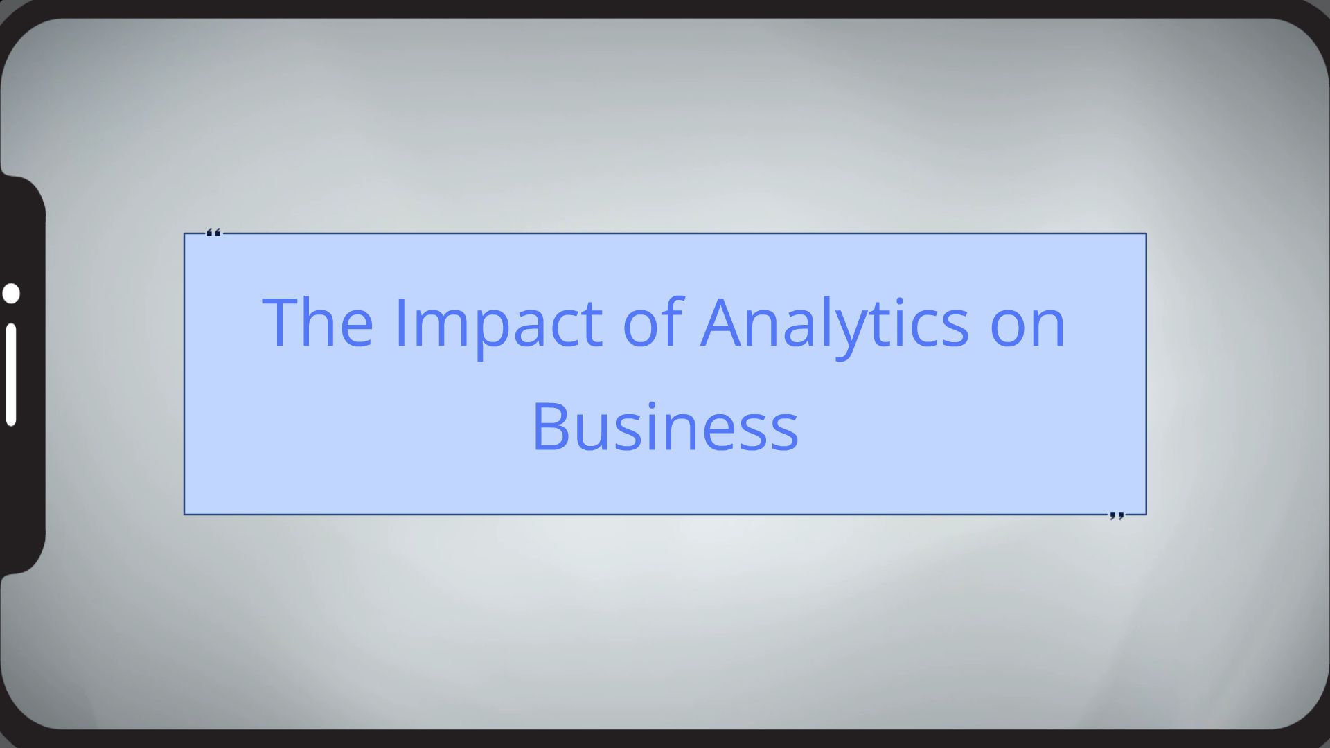 The Impact of Analytics on Business. - Animated Video By Digi_Genius ...