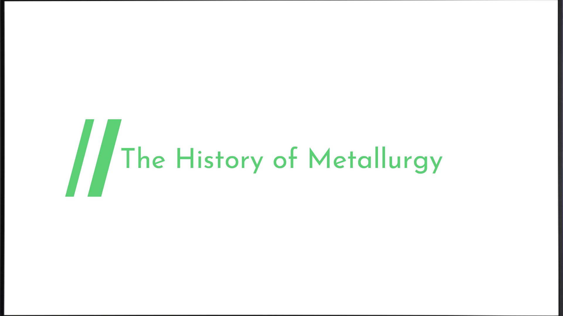 The History of Metallurgy. - Animated Video By Digi_Creator - Mango Animate