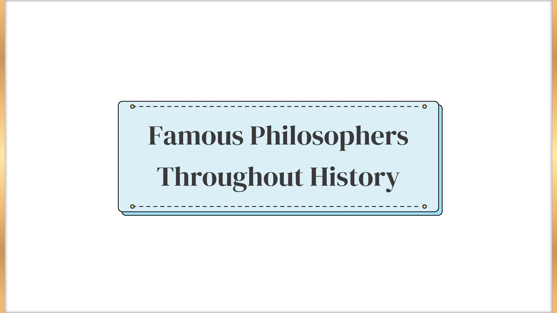 Famous Philosophers Throughout History. - Animated Video By Pixel ...