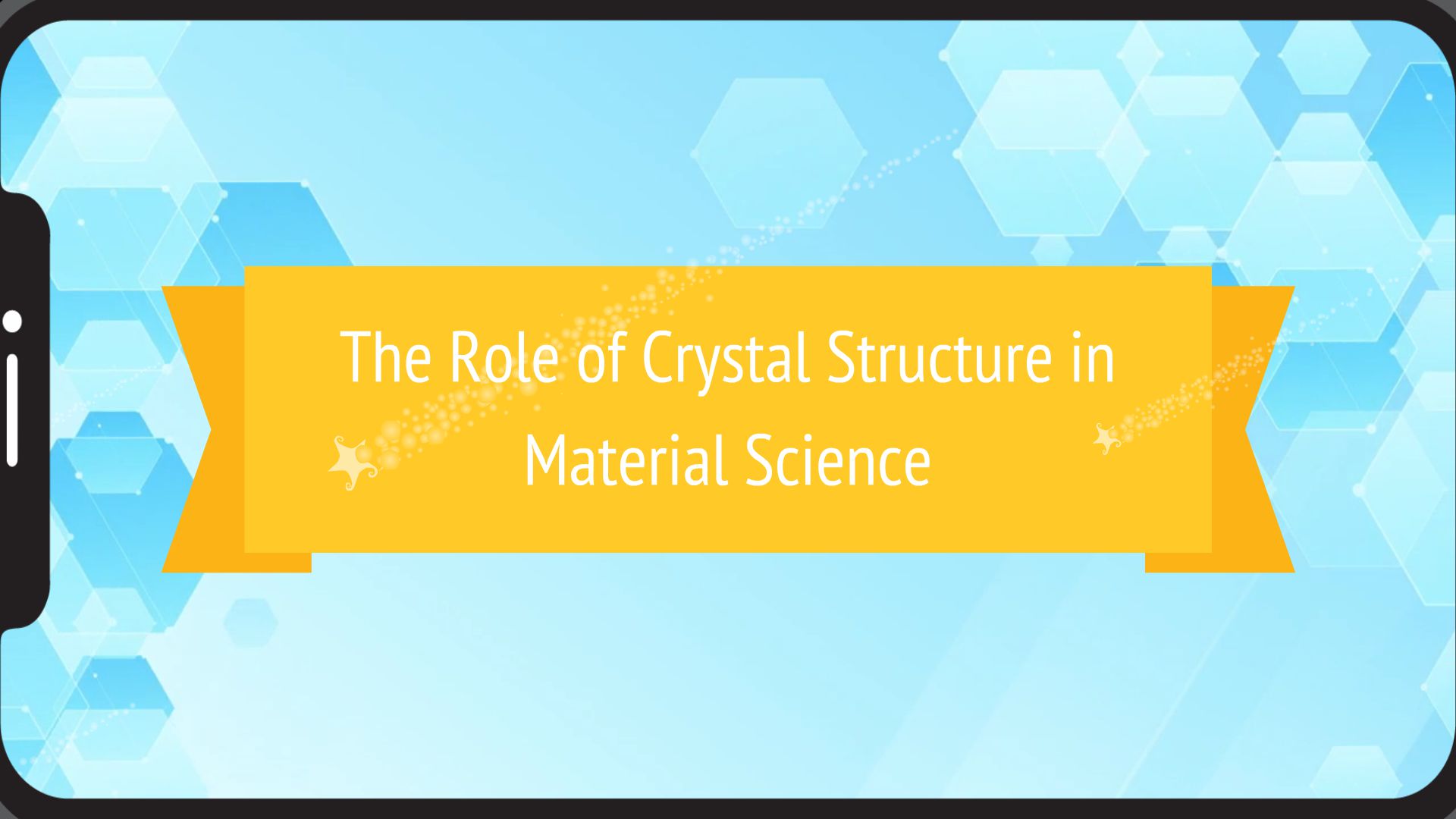 The Role of Crystal Structure in Material Science. - Animated Video By ...