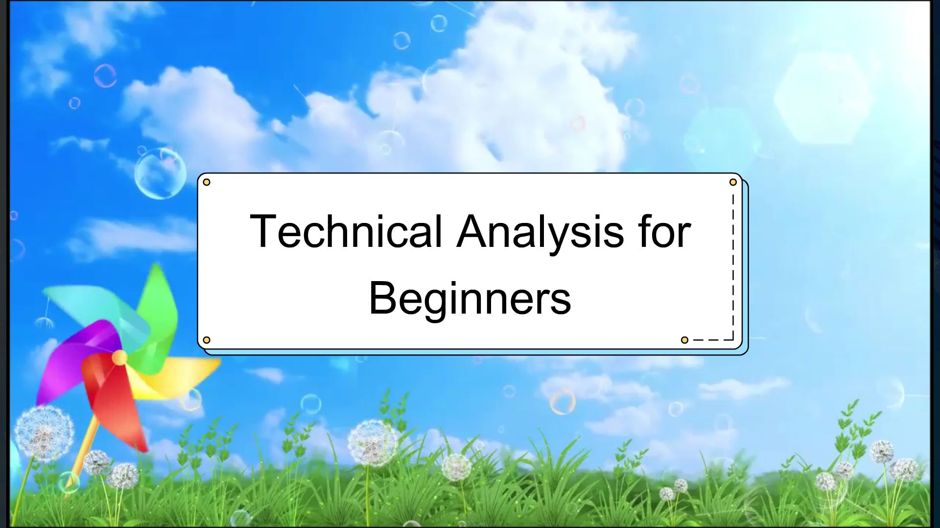 Technical Analysis for Beginners. - Animated Video By jnagel - Mango ...