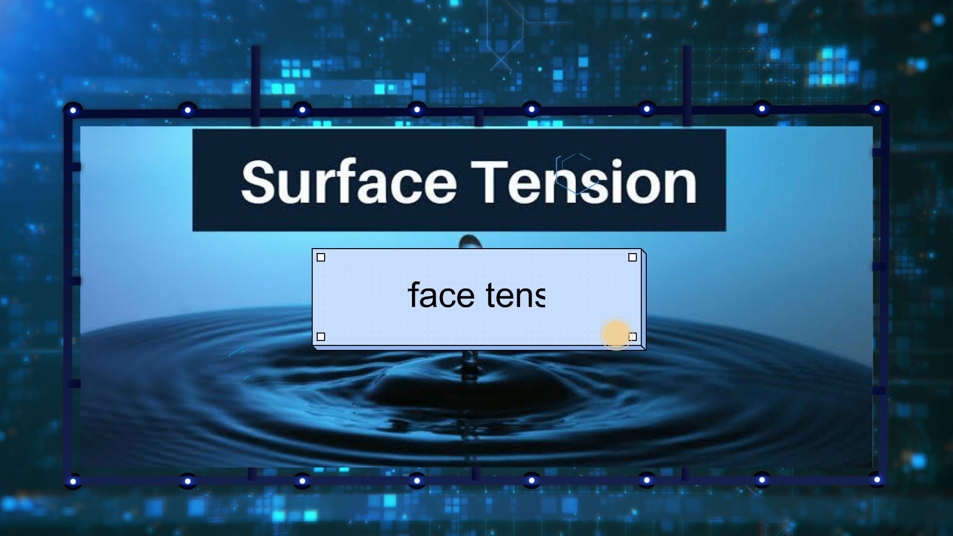 Surface tension - Animated Video By amlmohammed5475 - Mango Animate